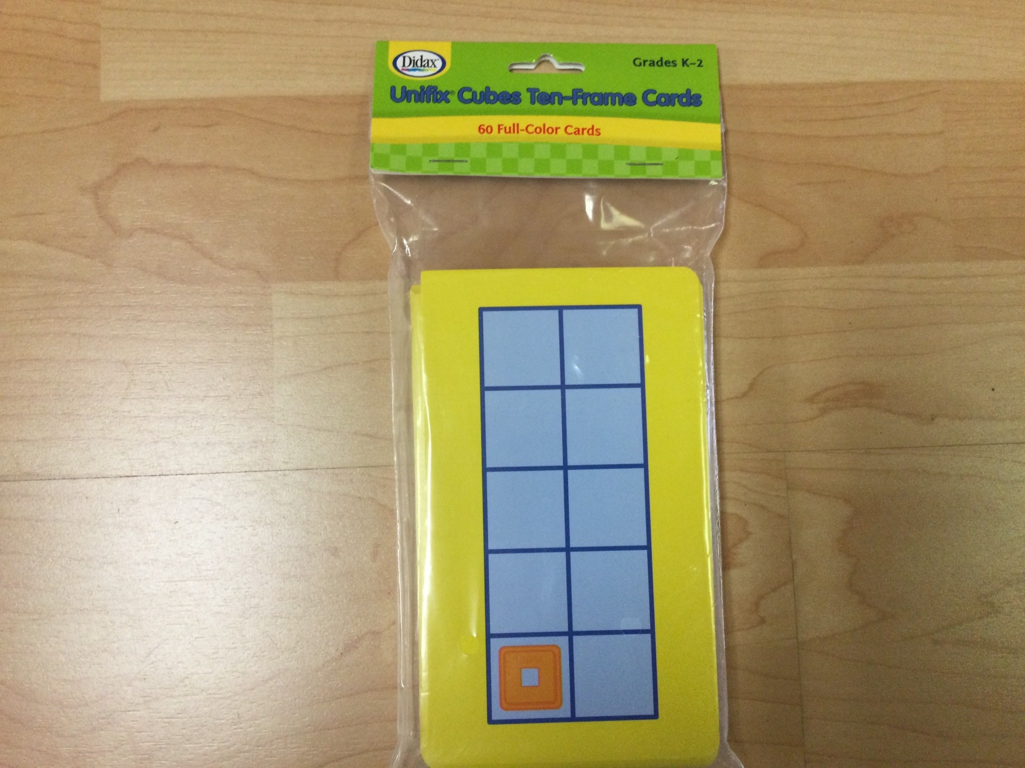 Unifix Cube Ten Frame Cards - School Spot