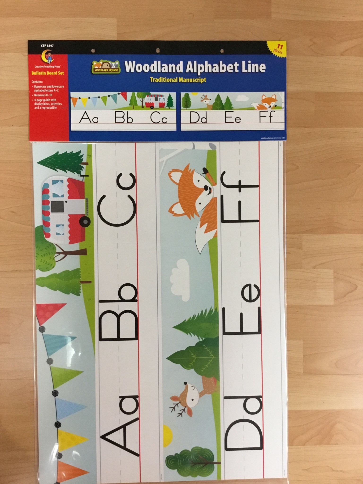 Woodland Friends Manuscript Alphabet - School Spot