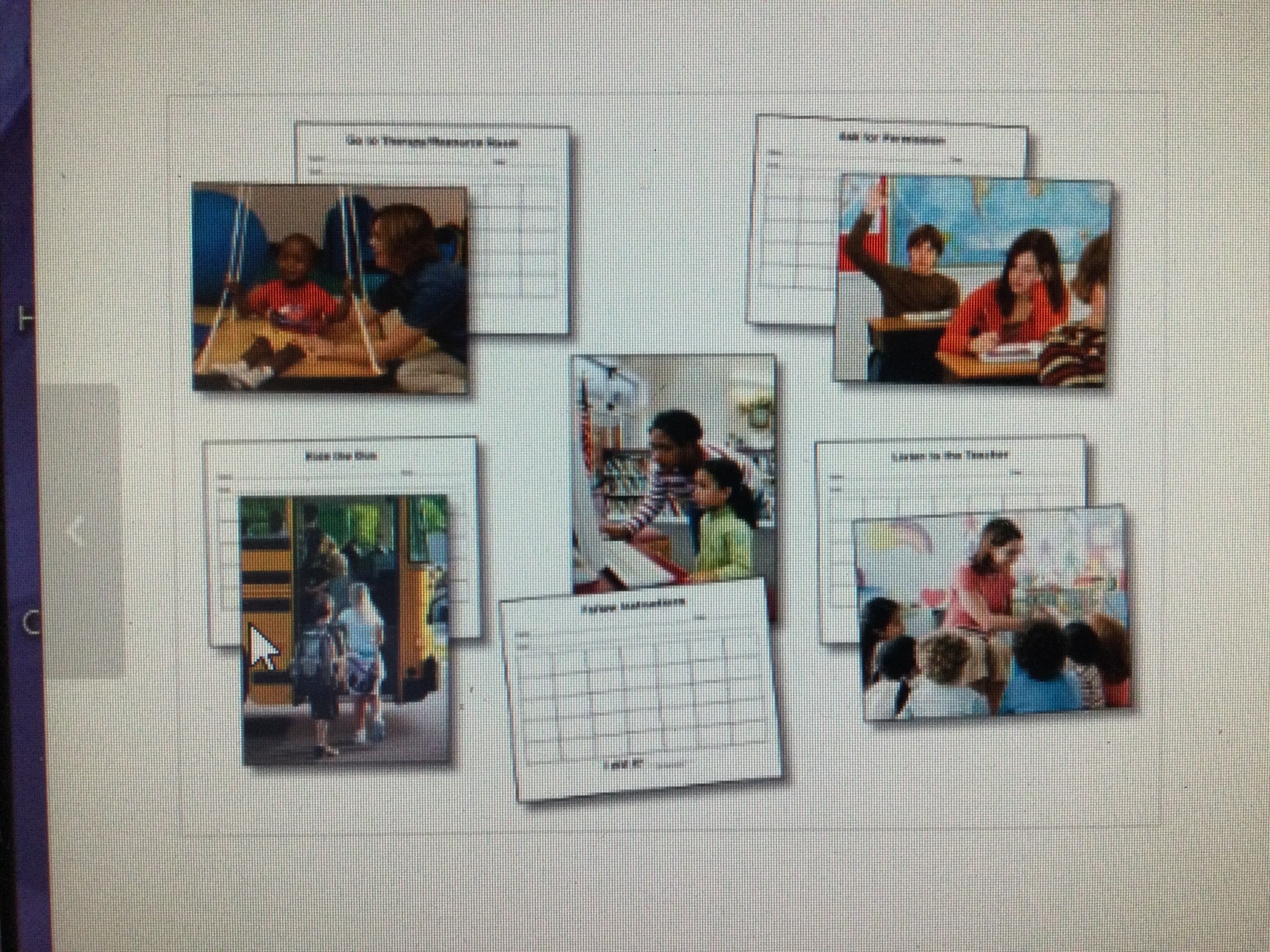 Daily Living Progress Language Cards - School Spot