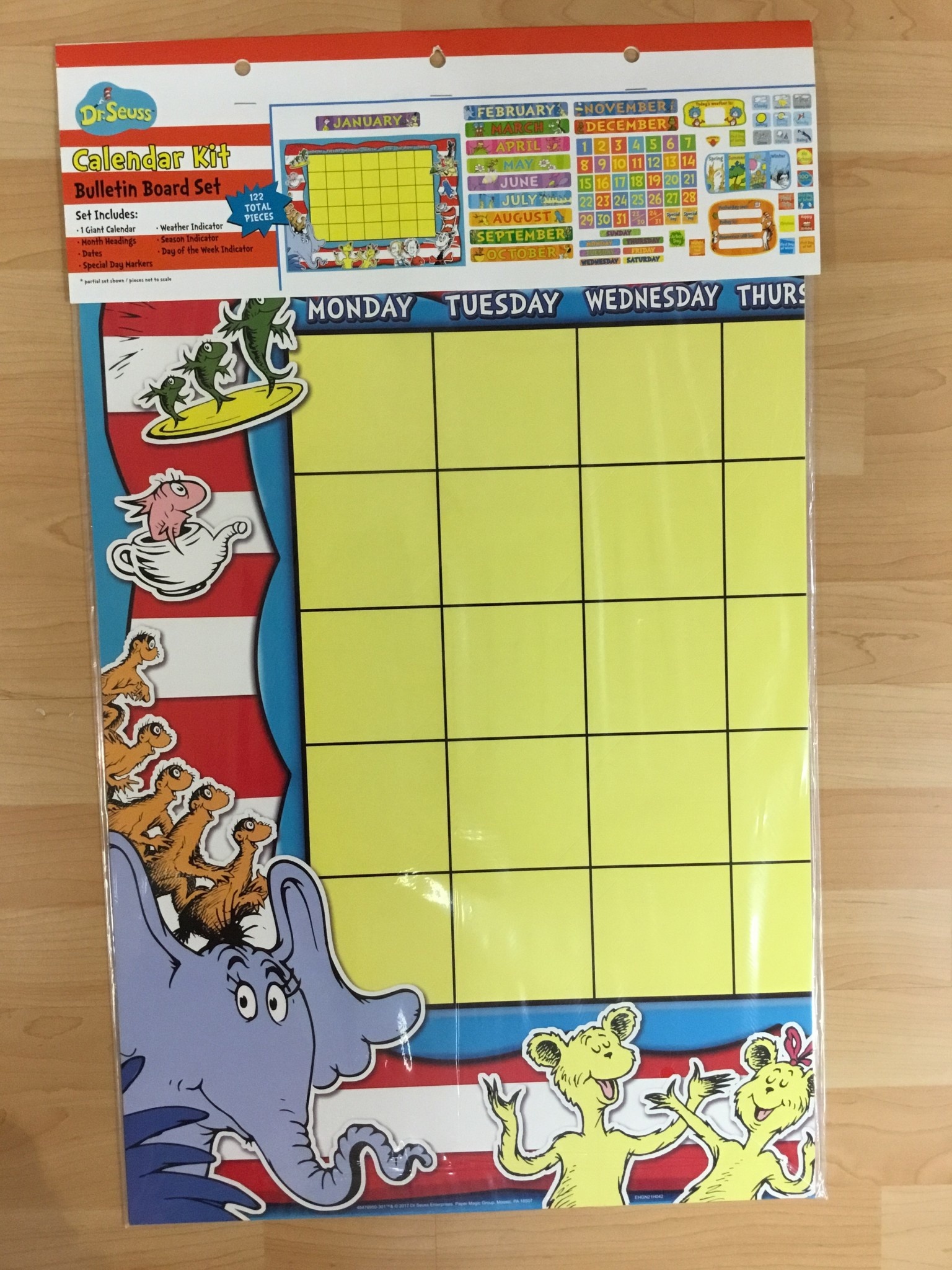 Dr. Seuss Calendar Bulletin Board Set - School Spot