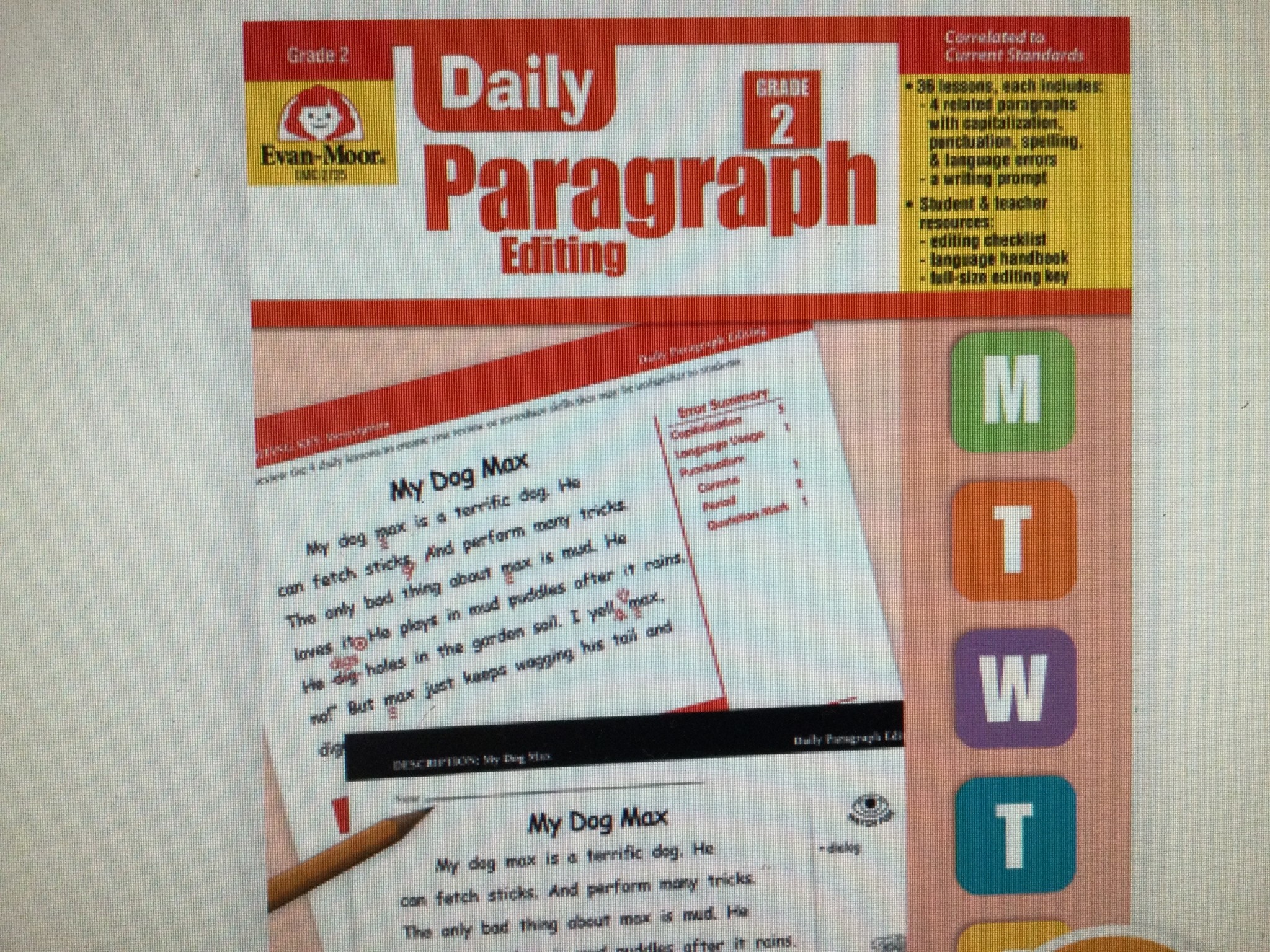 Daily Paragraph Editing Grade 2 - School Spot