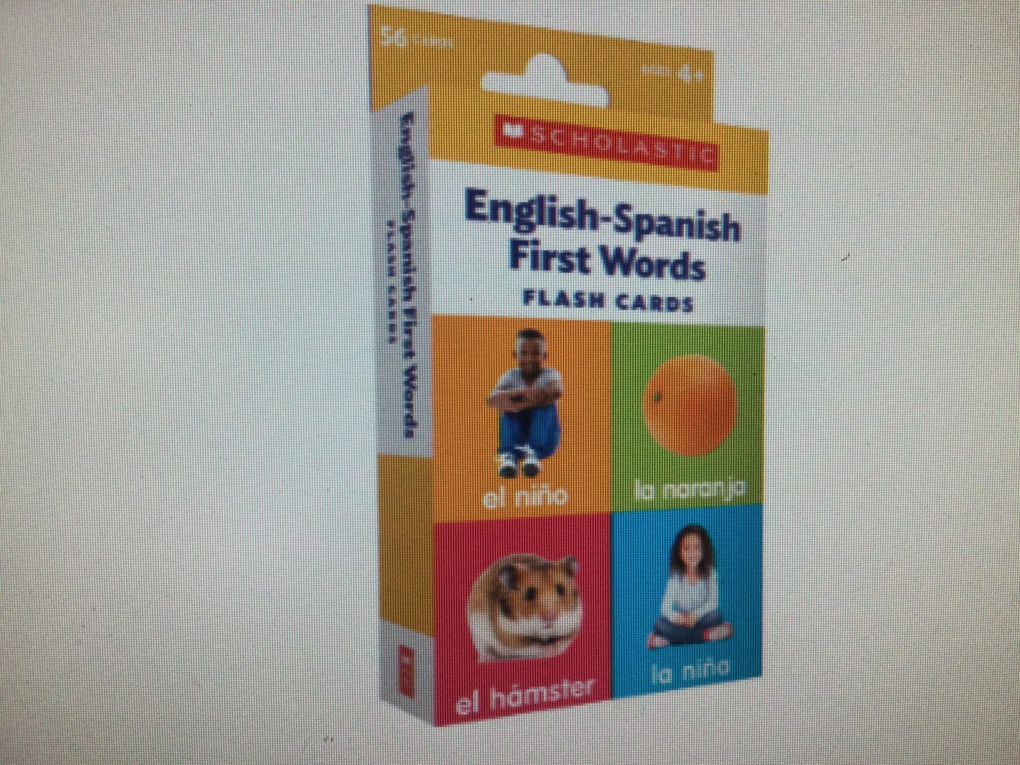 English-Spanish First Words Flash Cards - School Spot