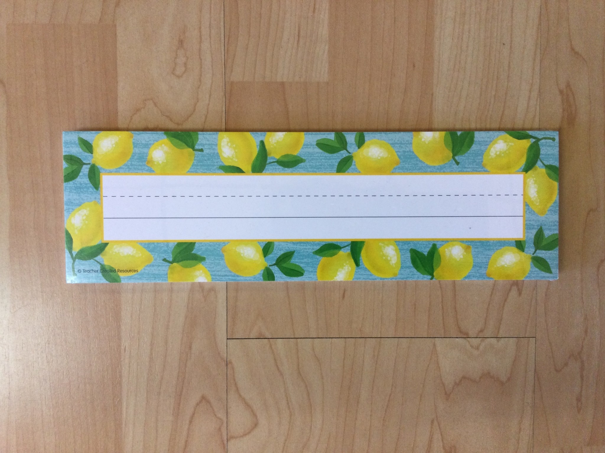 Lemon Zest Nameplates - School Spot