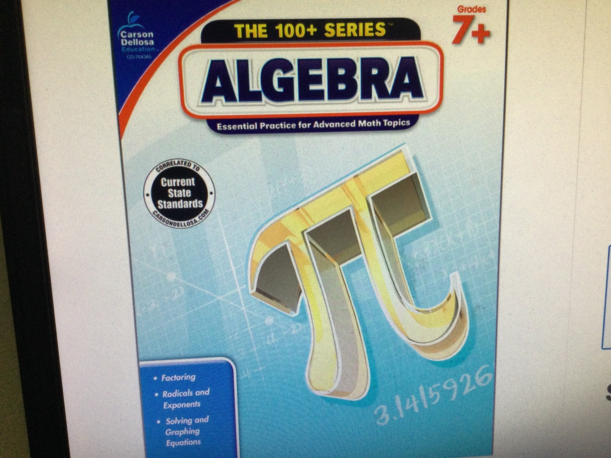 The 100+ Series: Algebra - School Spot
