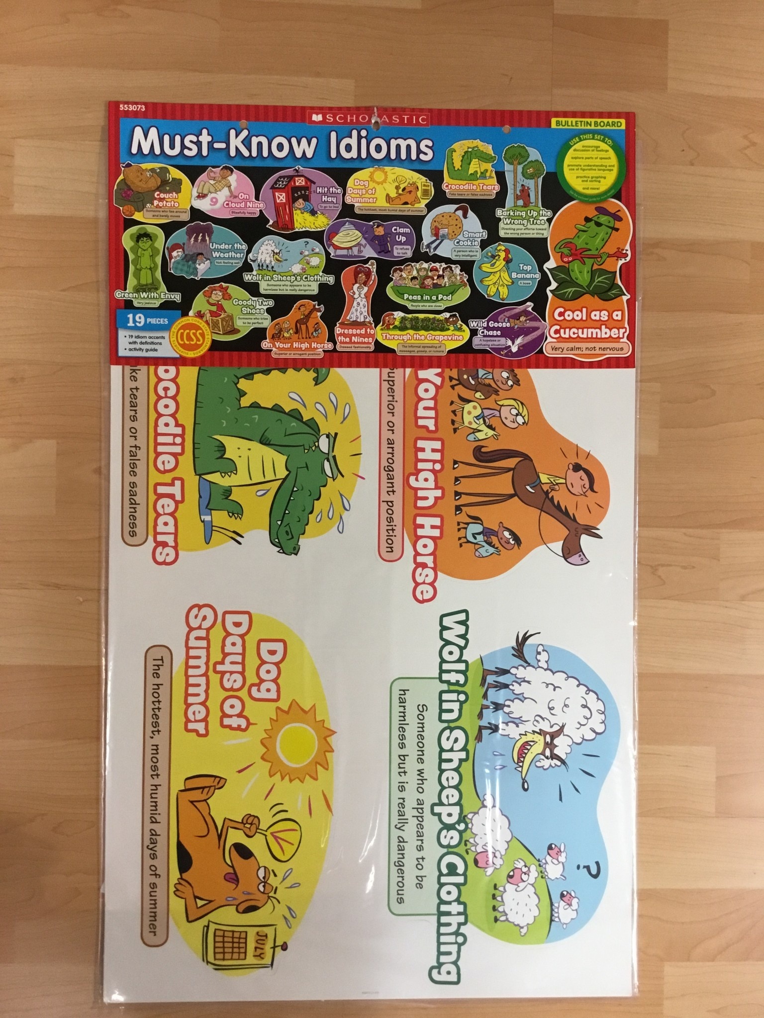 Must-Know Idioms Bulletin Board - School Spot