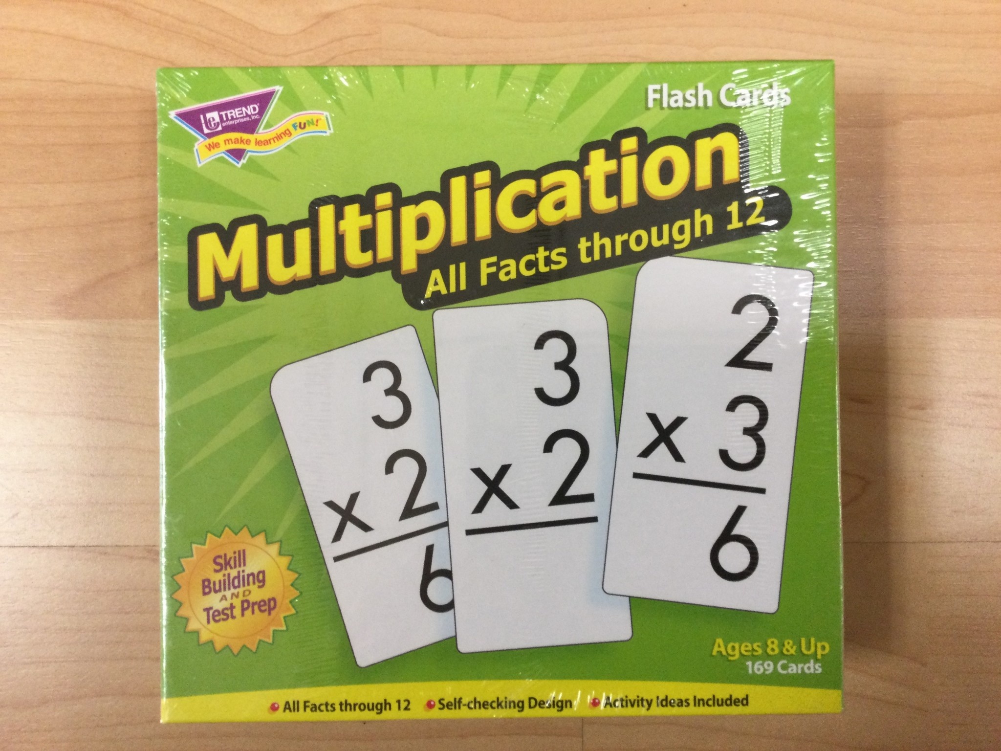 Multiplication Flash Cards 169 - School Spot