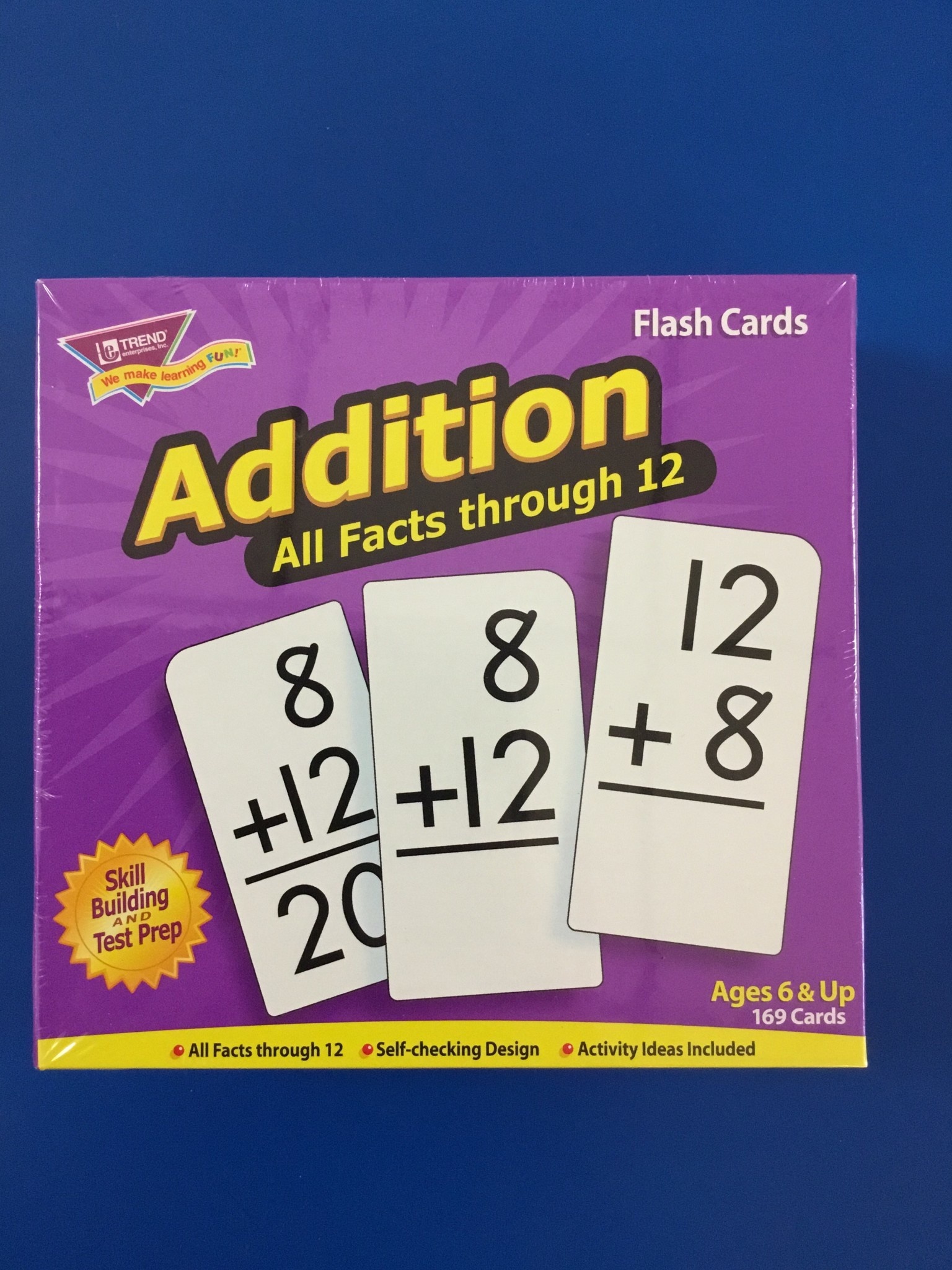 Addition Flash Cards (169 Cards) - School Spot