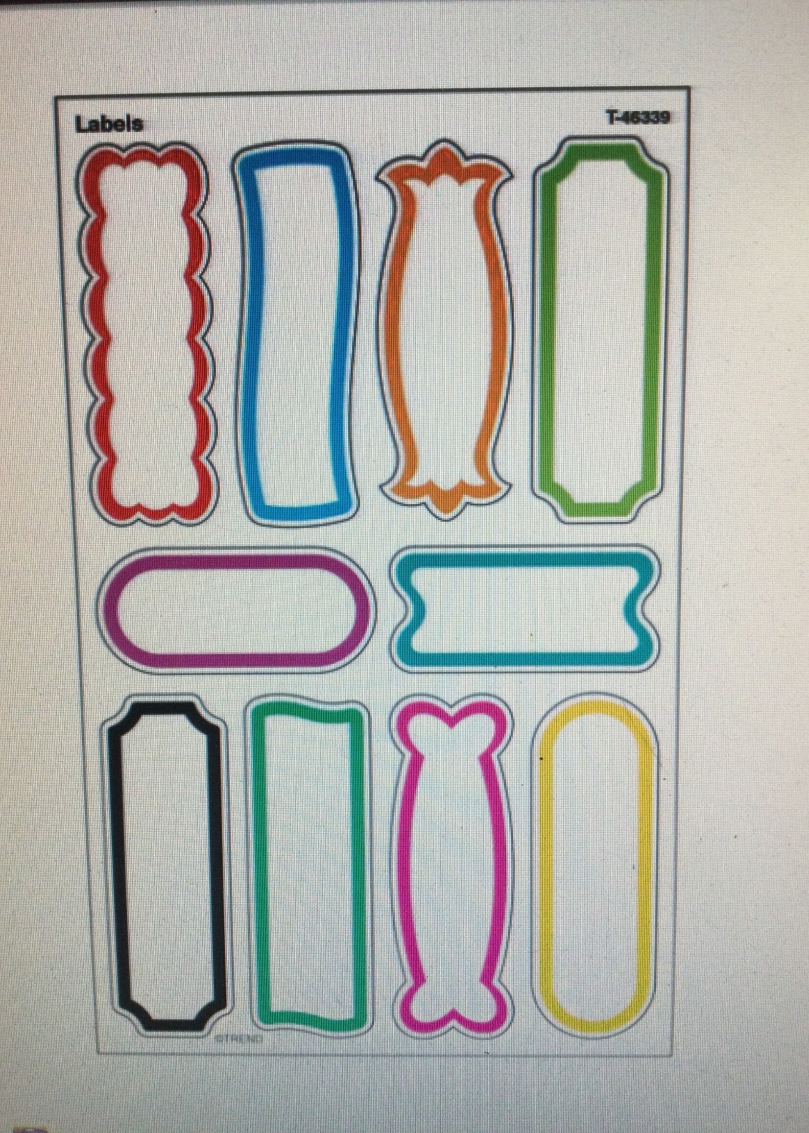 Small Label Stickers - School Spot