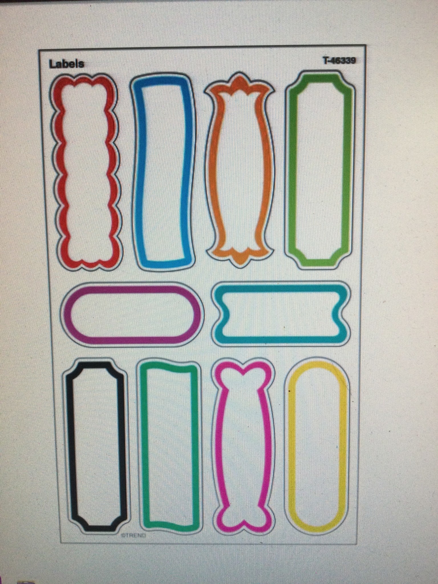 Small Label Stickers - School Spot