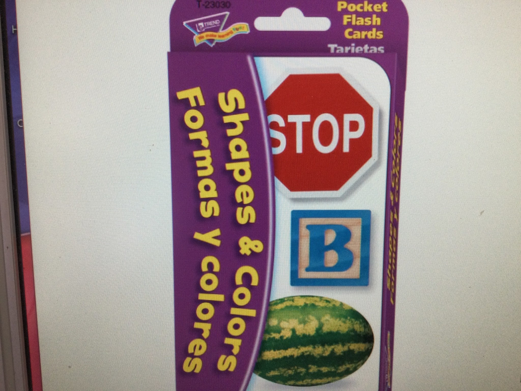 Spanish Shapes and Colors Flashcards - School Spot