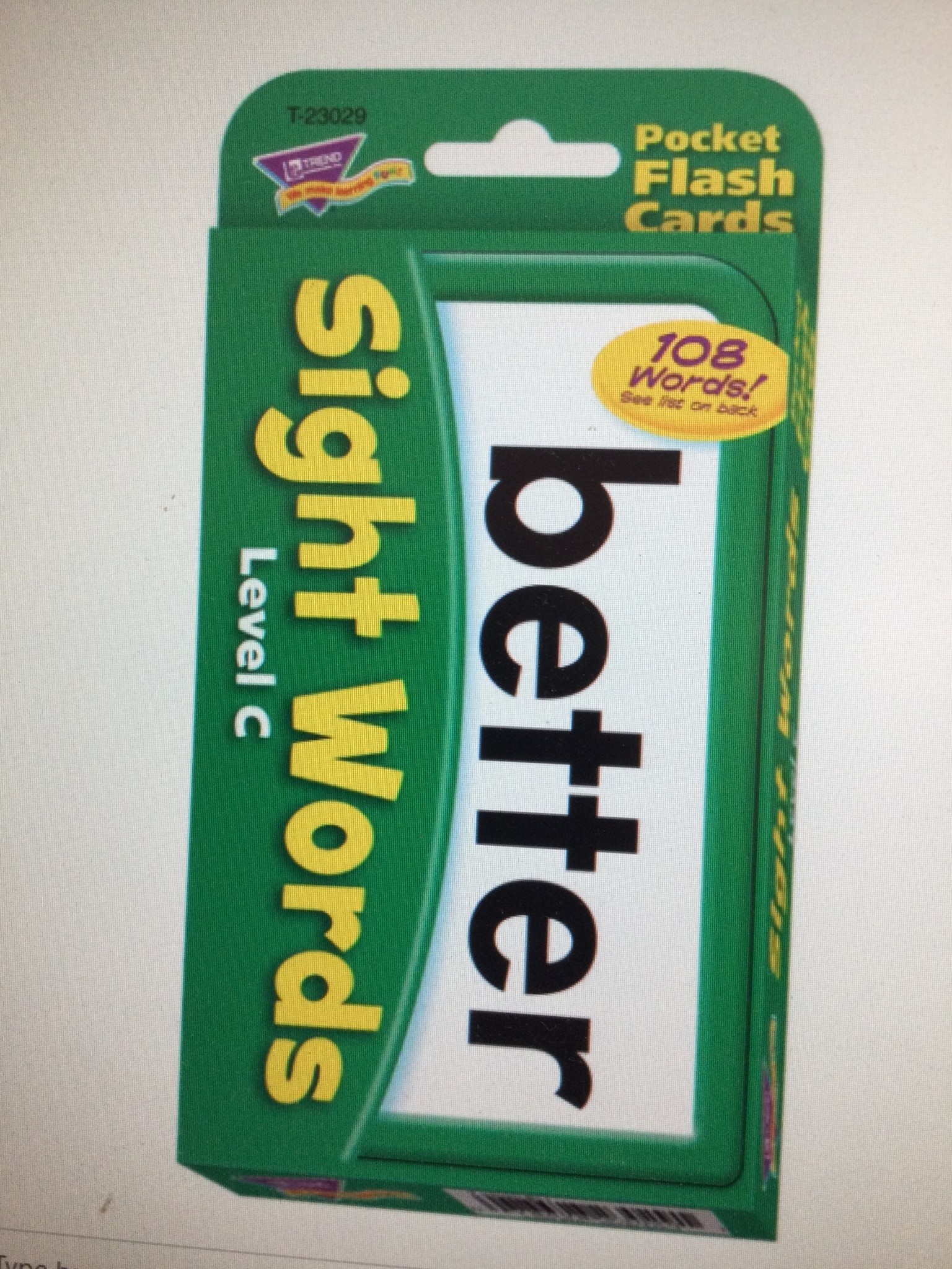 Sight Words C Flash Cards - School Spot