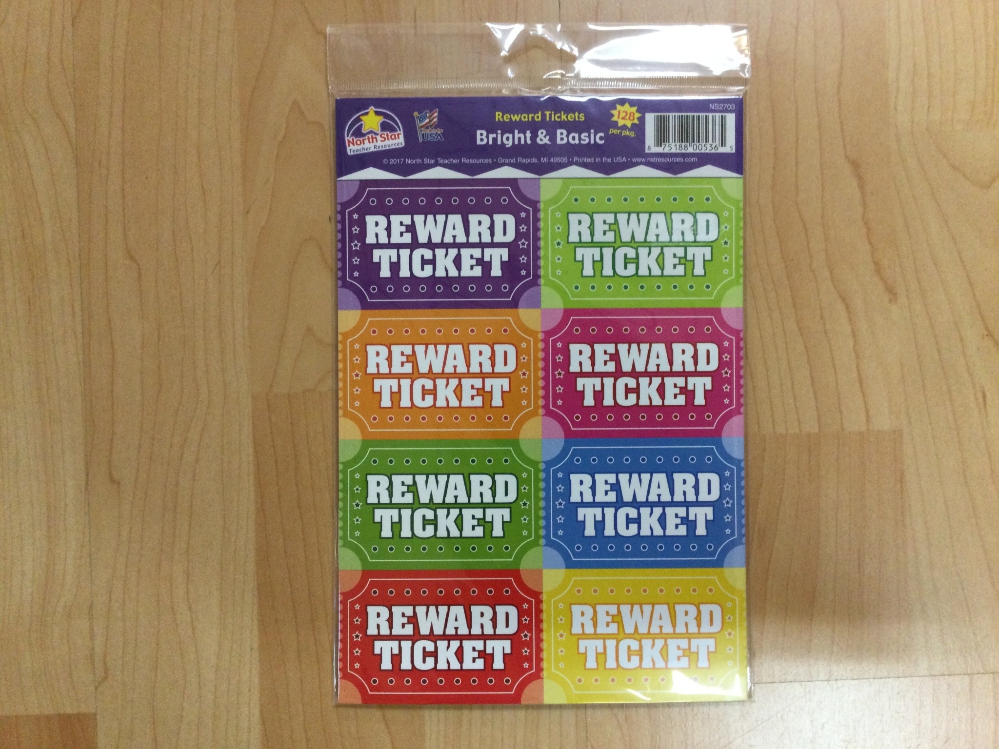 Bright & Basic Reward Tickets 128pc - School Spot