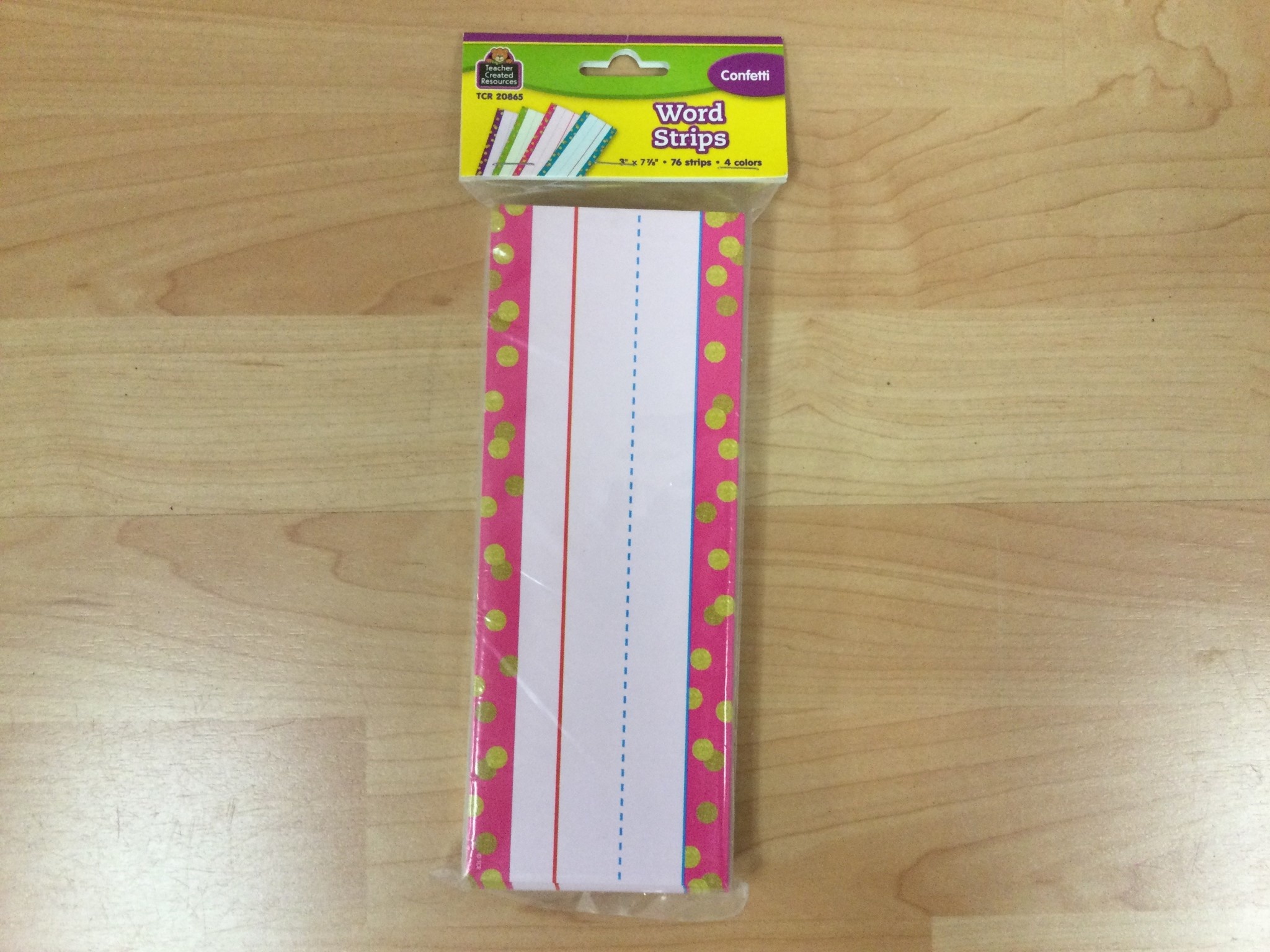 Confetti Word Strips - School Spot