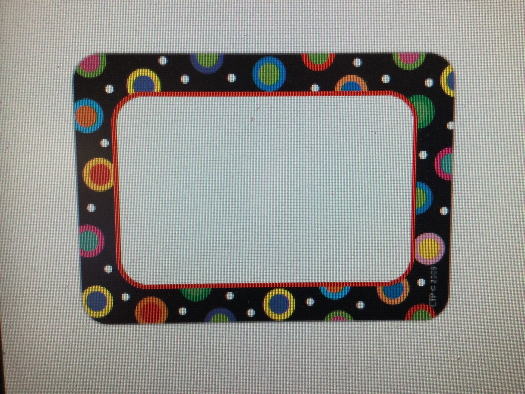 Dots on Black Labels - School Spot