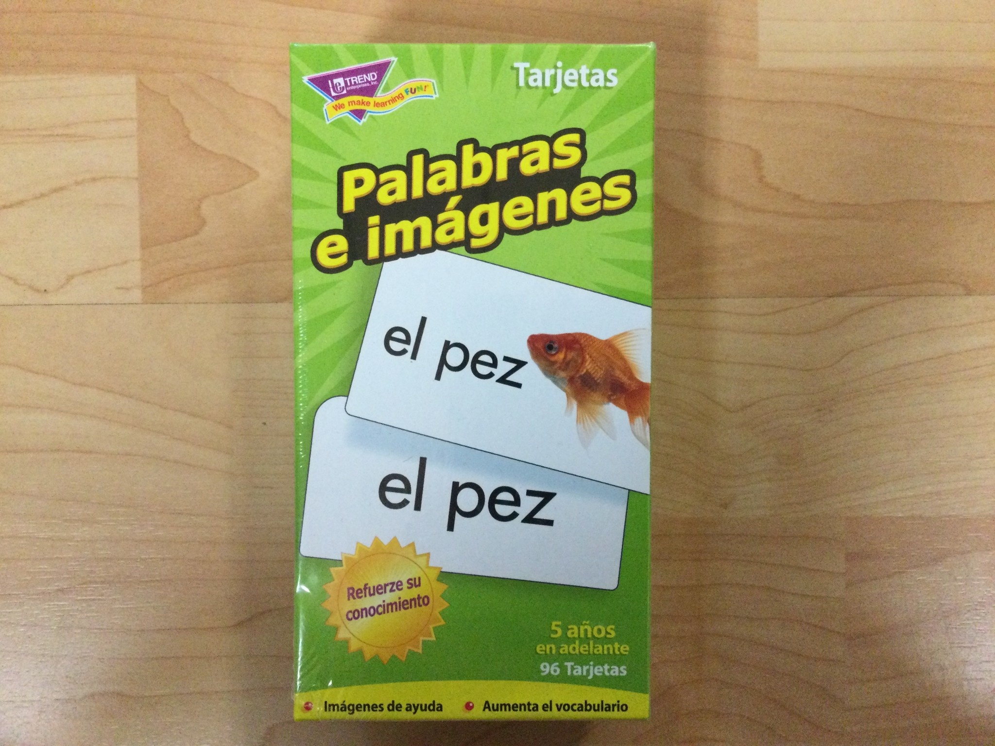 Palabras e imagenes Flash Cards - School Spot