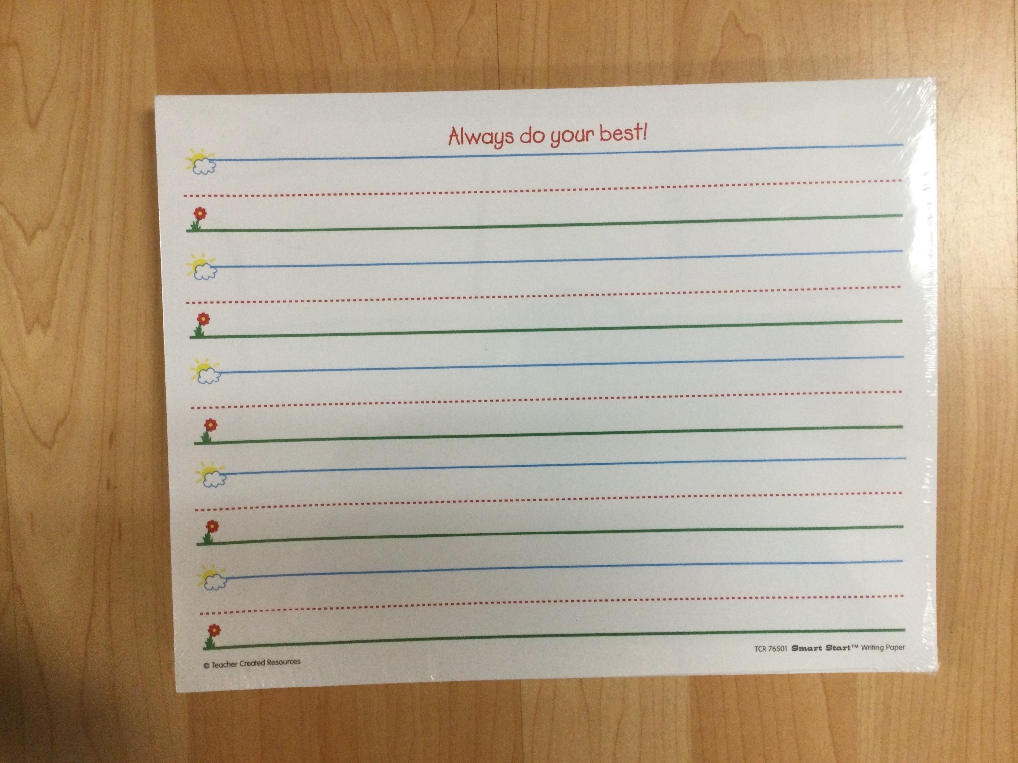 K-1 Writing Paper 100 Sheets - School Spot