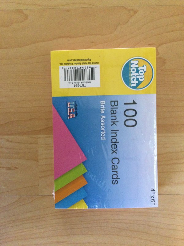 INDEX CARDS - School Spot