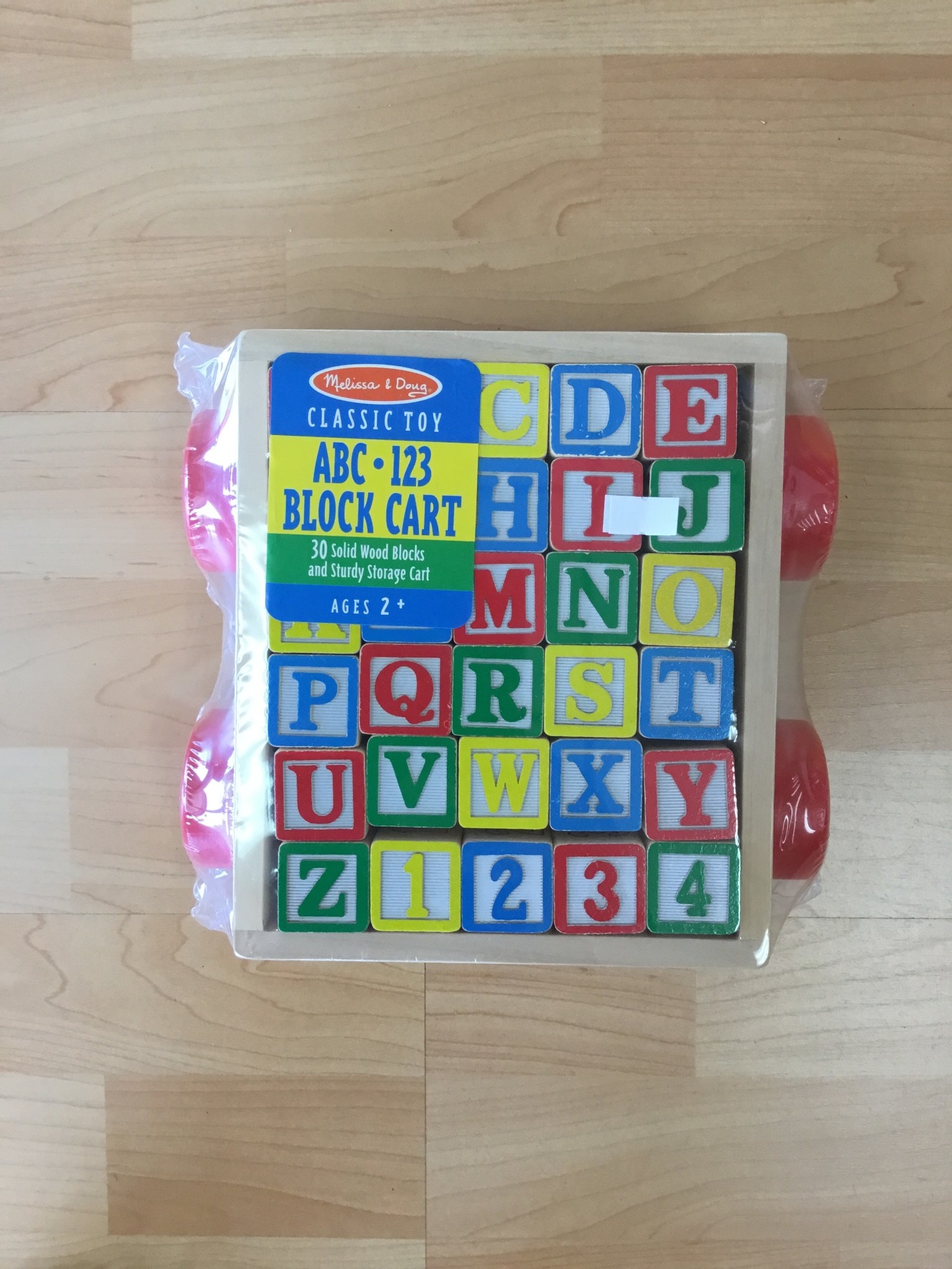 Classic ABC 123 Block Cart - School Spot