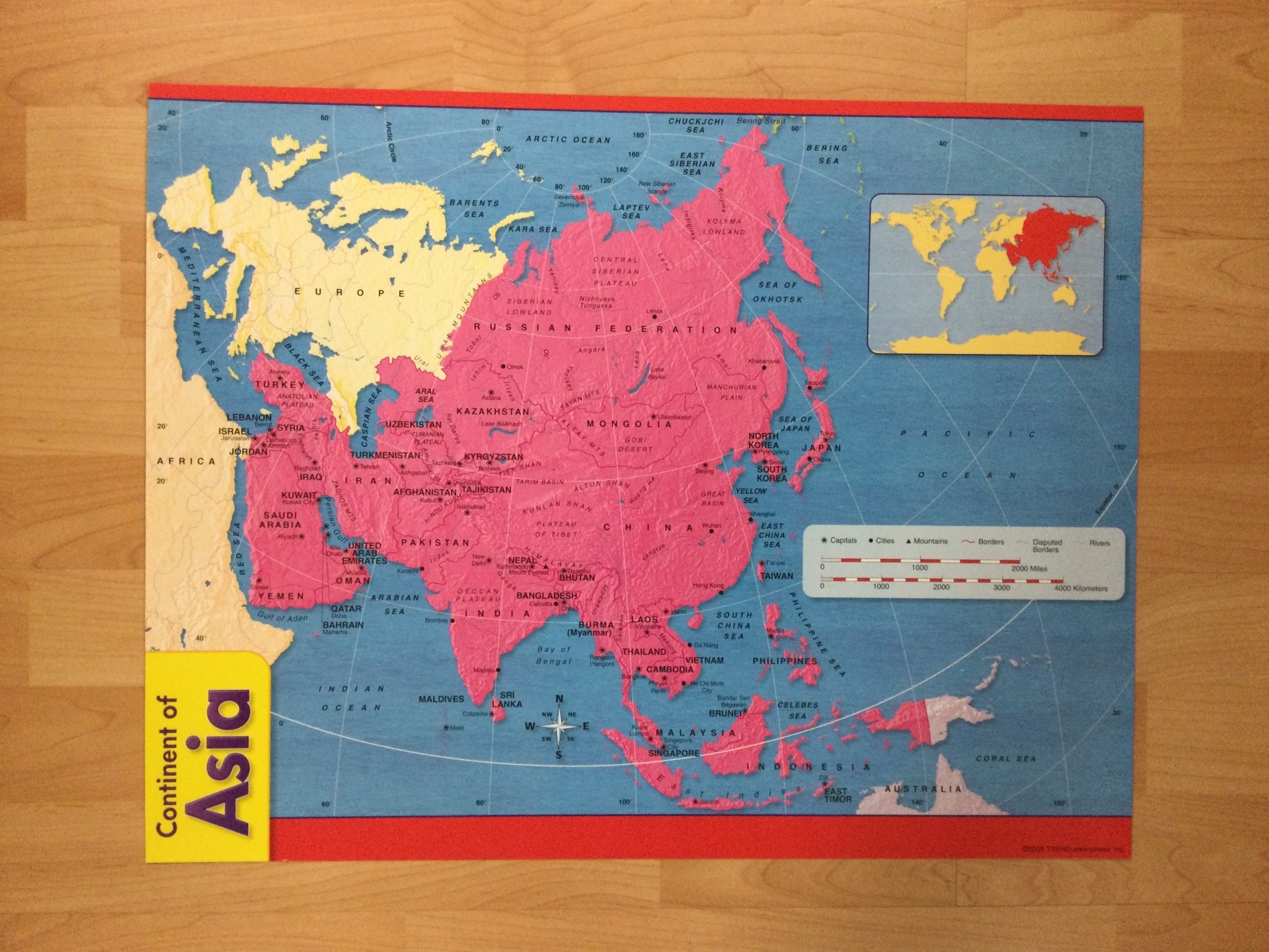 Asia Chart - School Spot