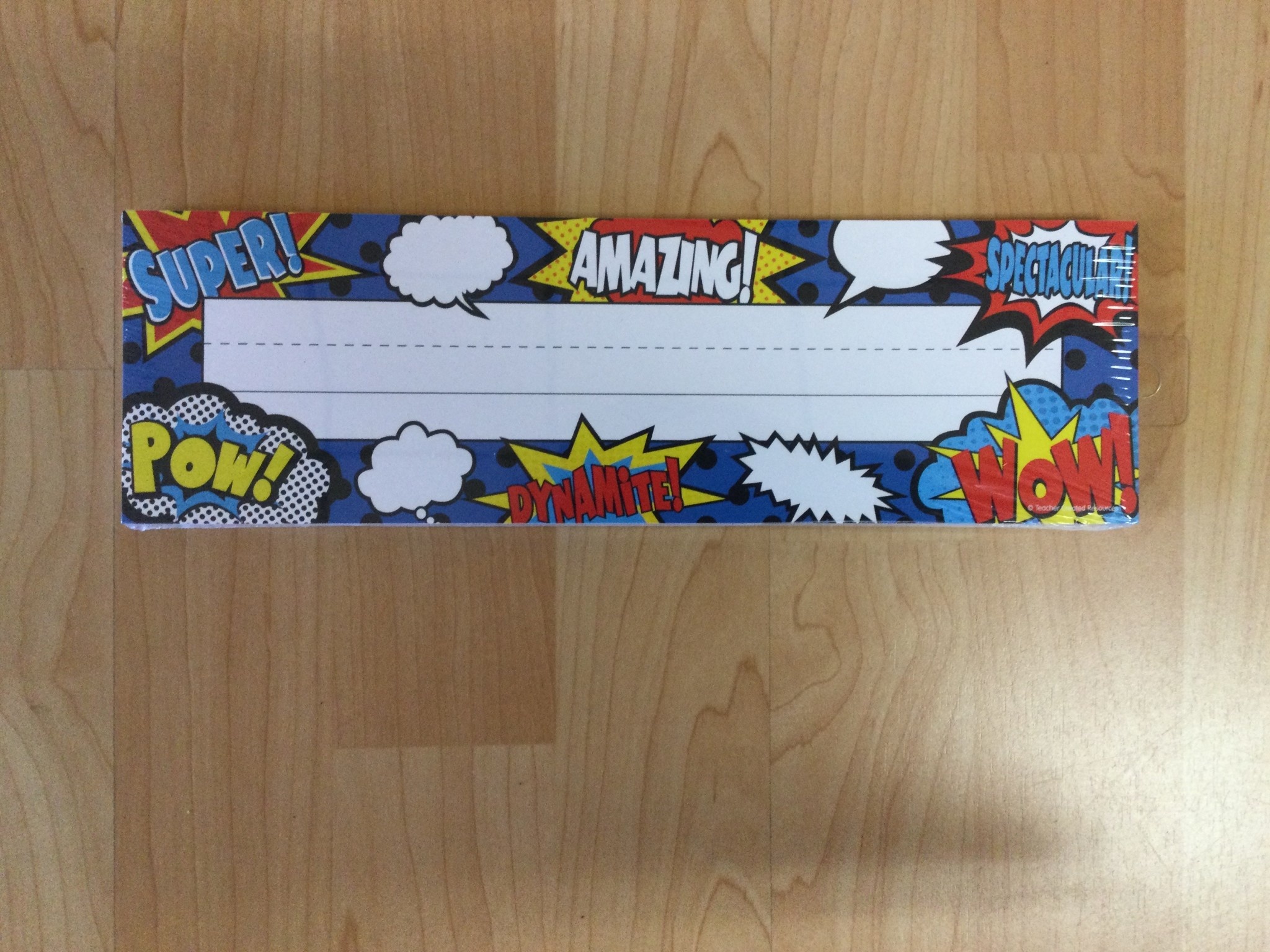 Superhero Nameplates 36pk - School Spot