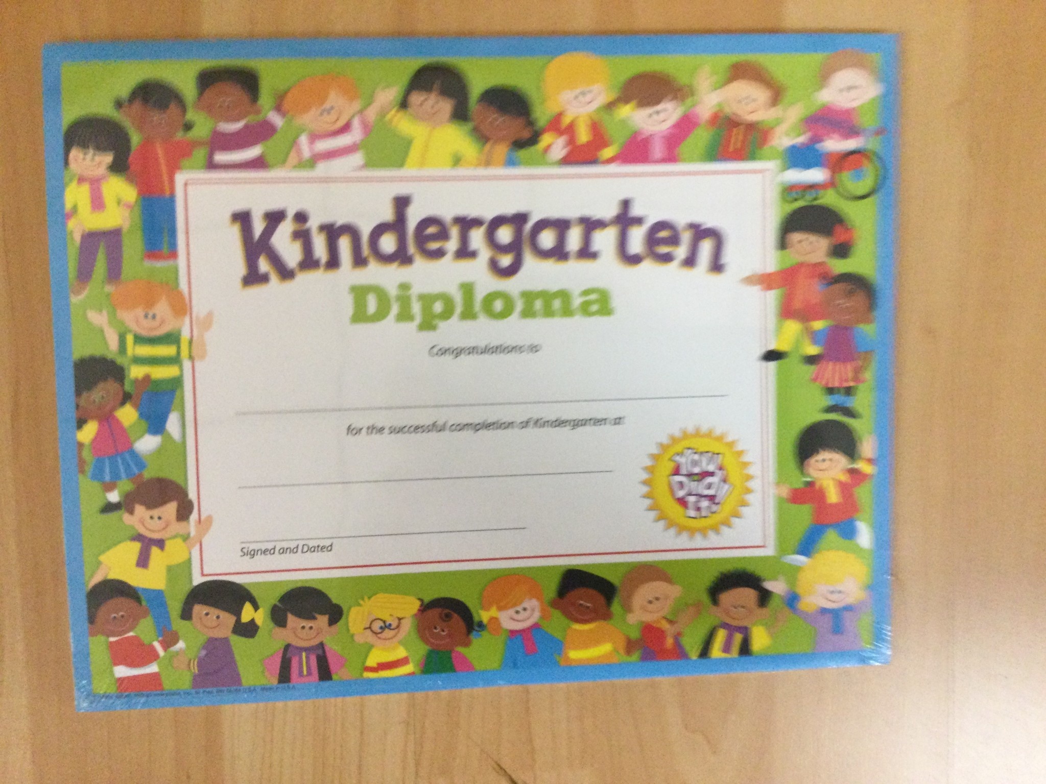 Kindergarten Diploma - School Spot