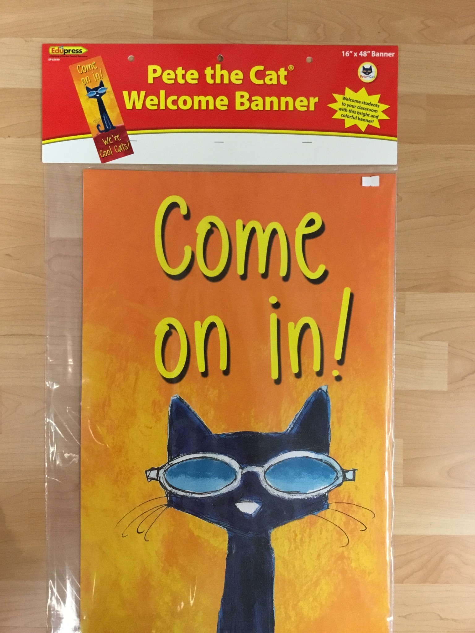 Pete the Cat Welcome Banner - School Spot