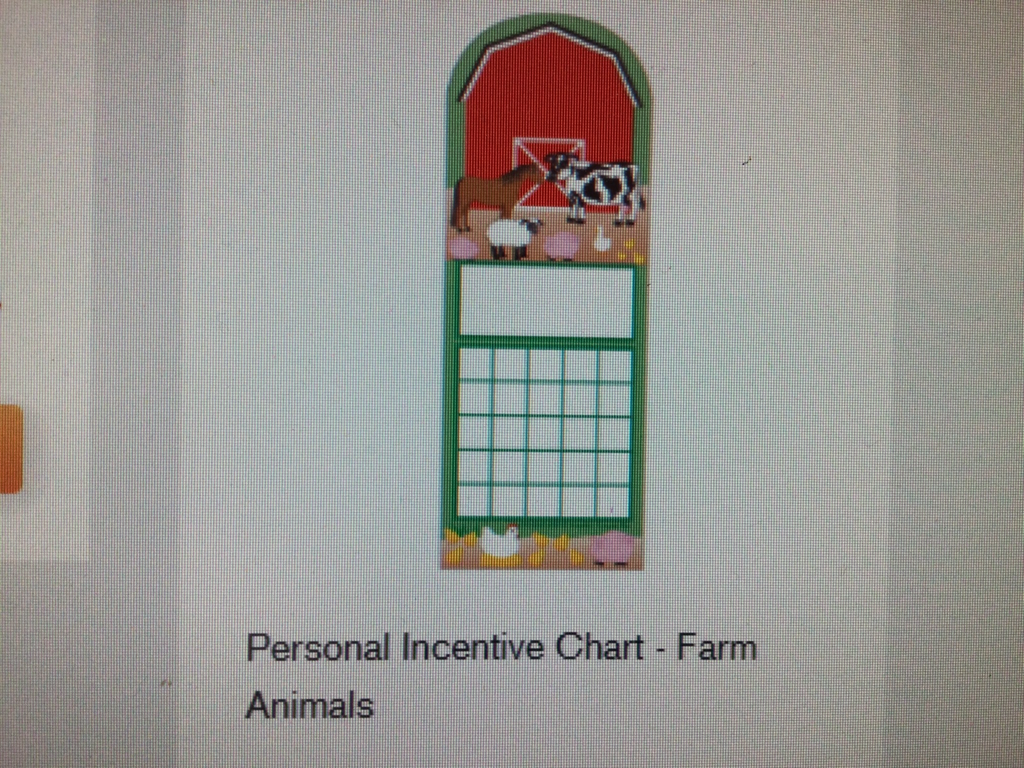 Farm Mini Incentive Charts - School Spot