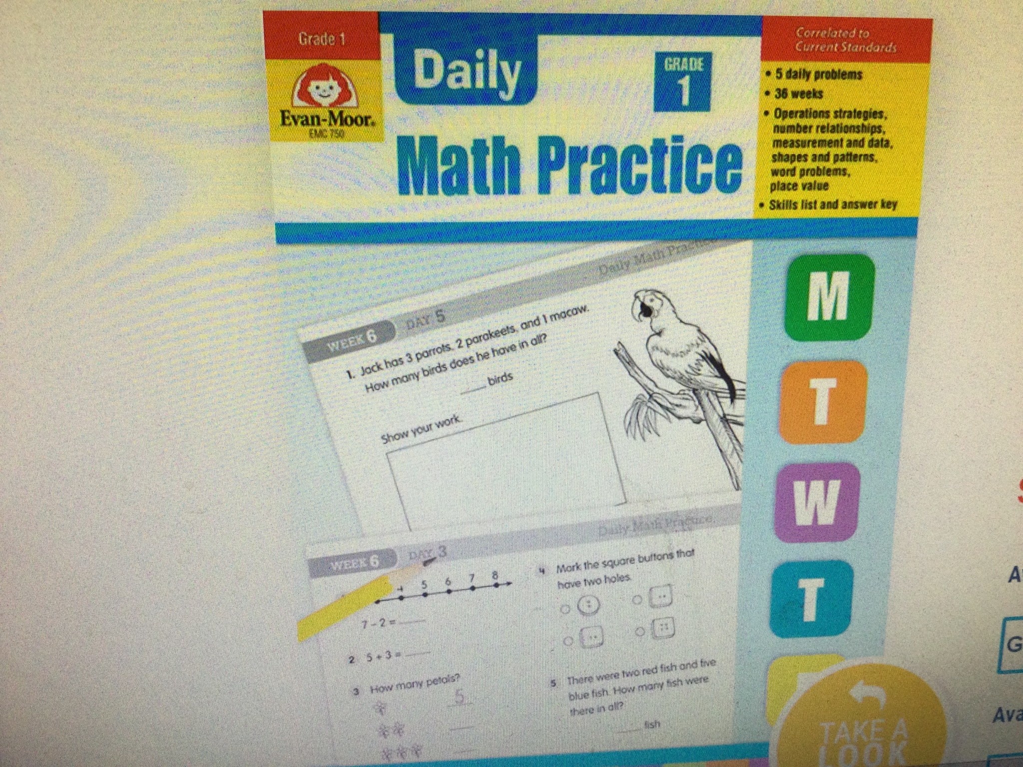 Daily Math Practice 1 - School Spot