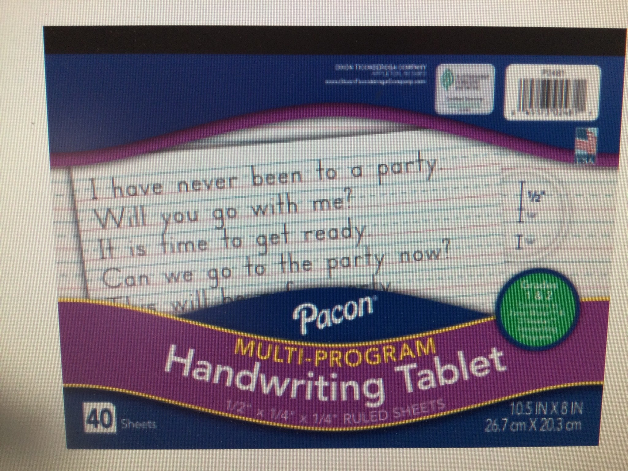 Multi-Program Writing Tablet - School Spot