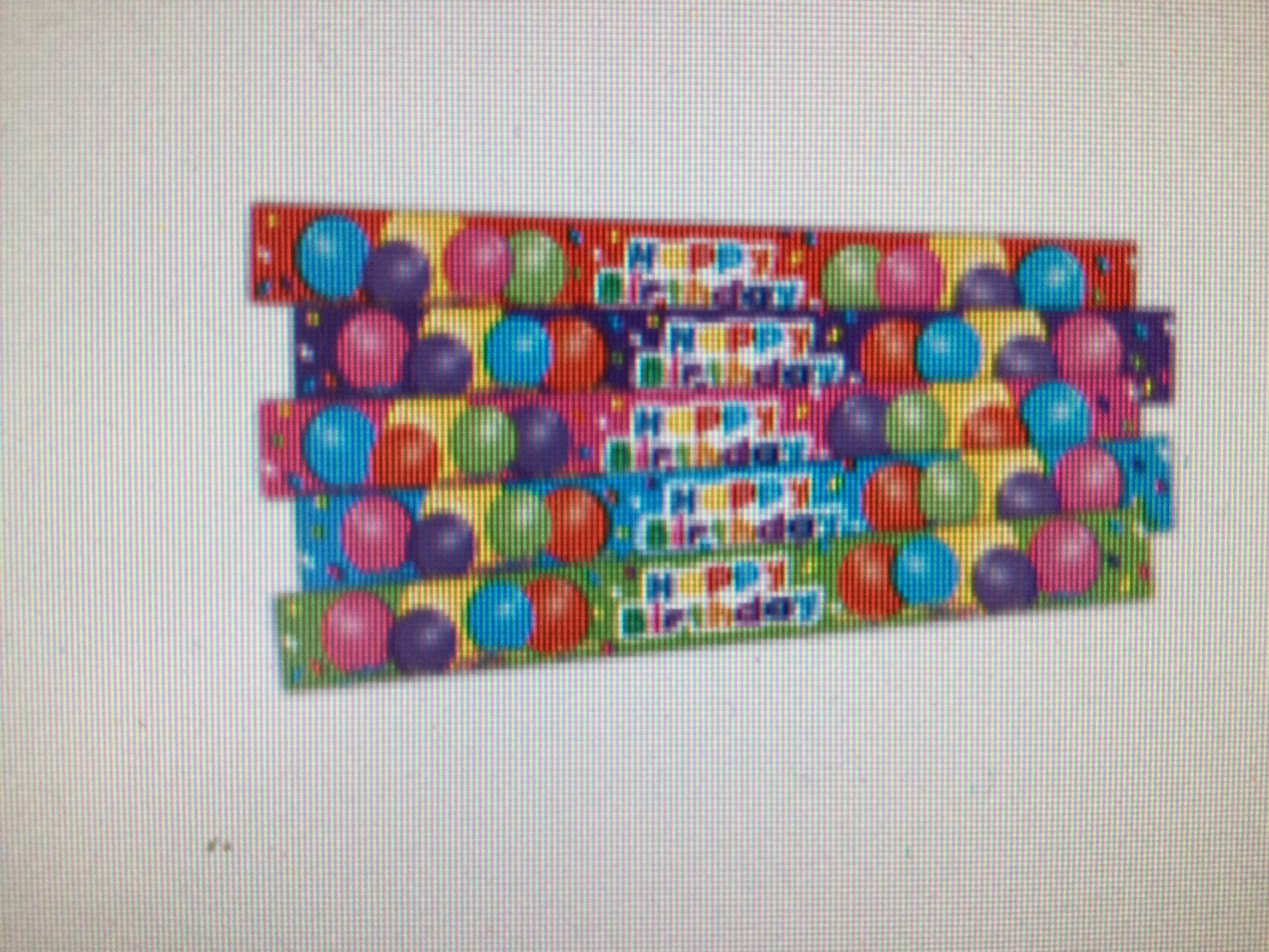 Happy Birthday Balloons Slap Bracelets 10 pk - School Spot