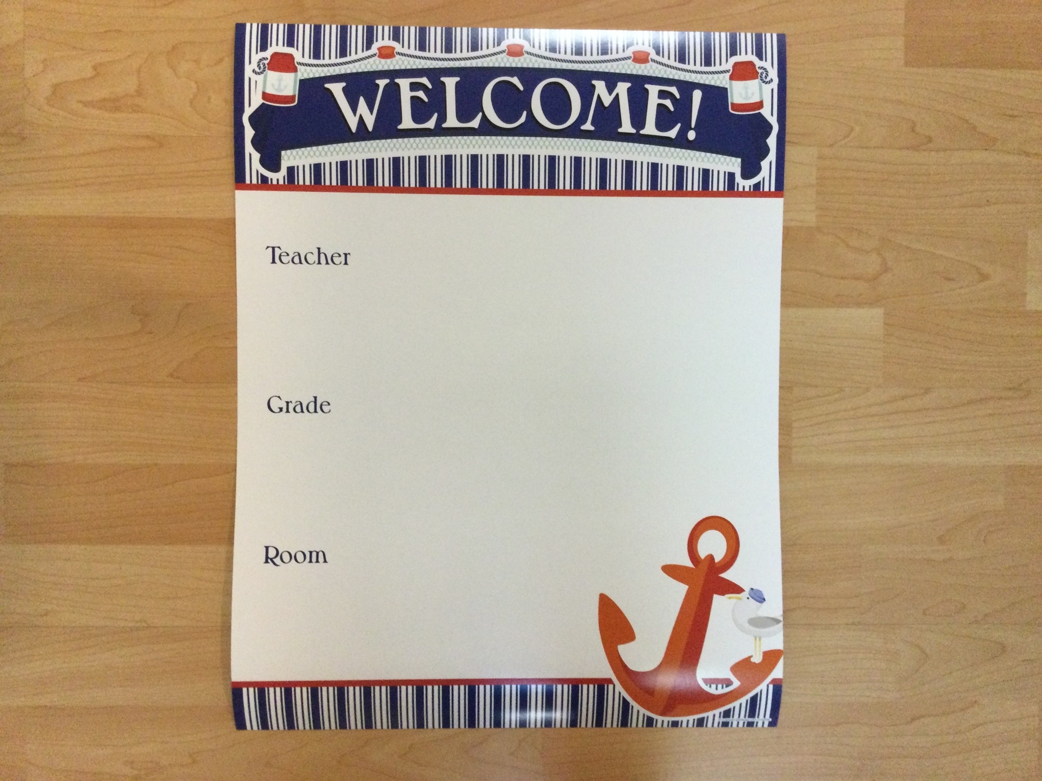 SS Discover Welcome Chart - School Spot