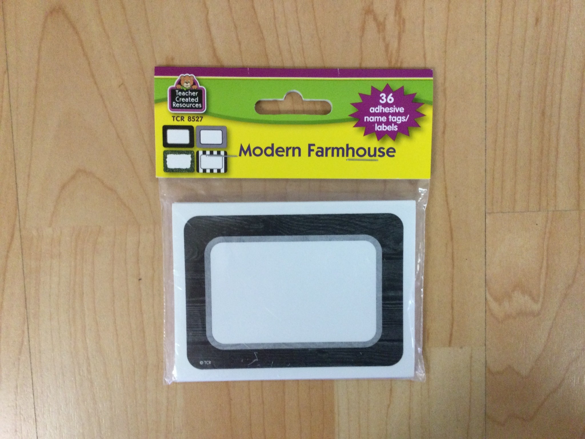 Modern Farmhouse Name Labels - School Spot