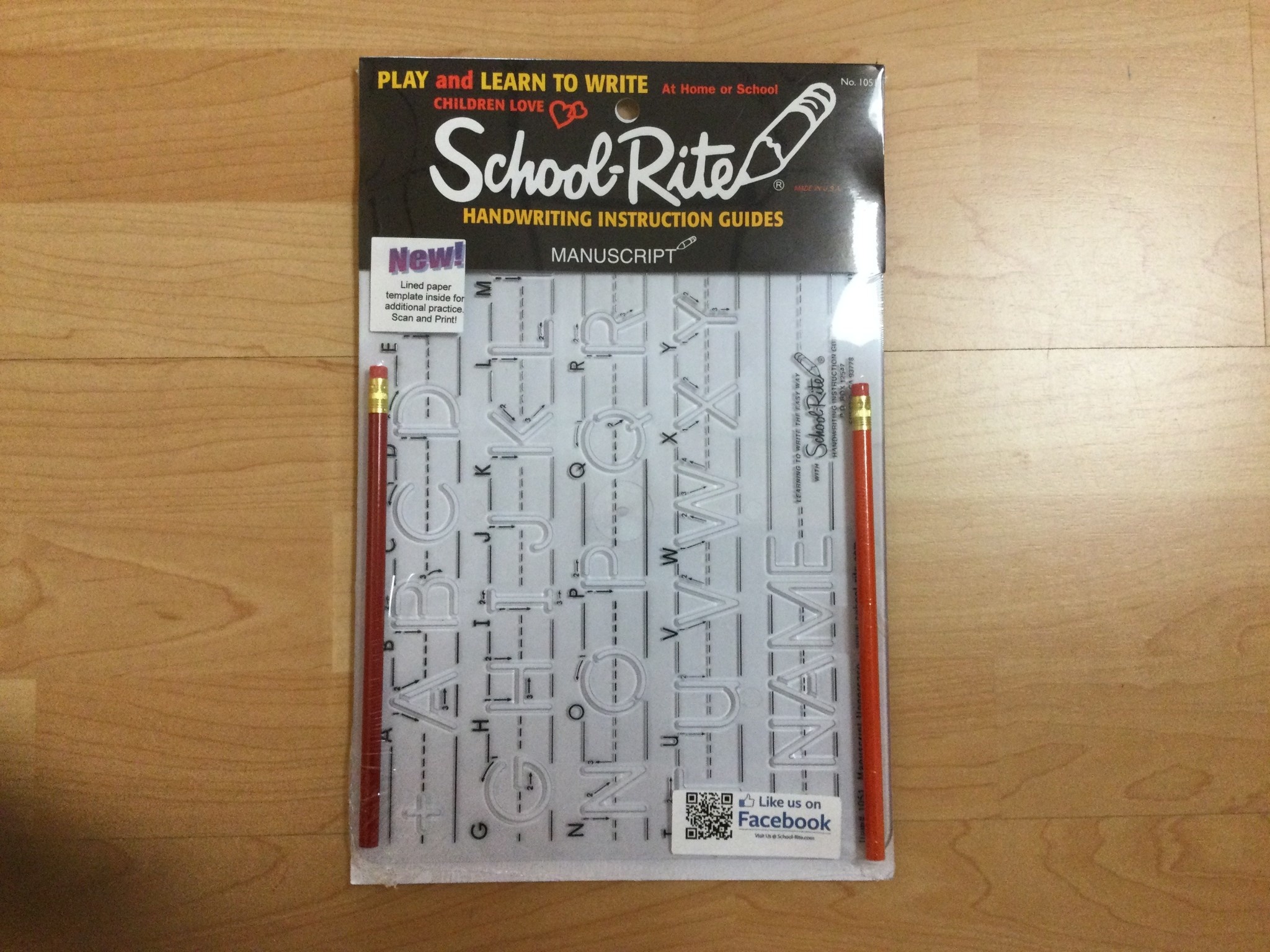 Uppercase Manuscript Handwriting Guide - School Spot