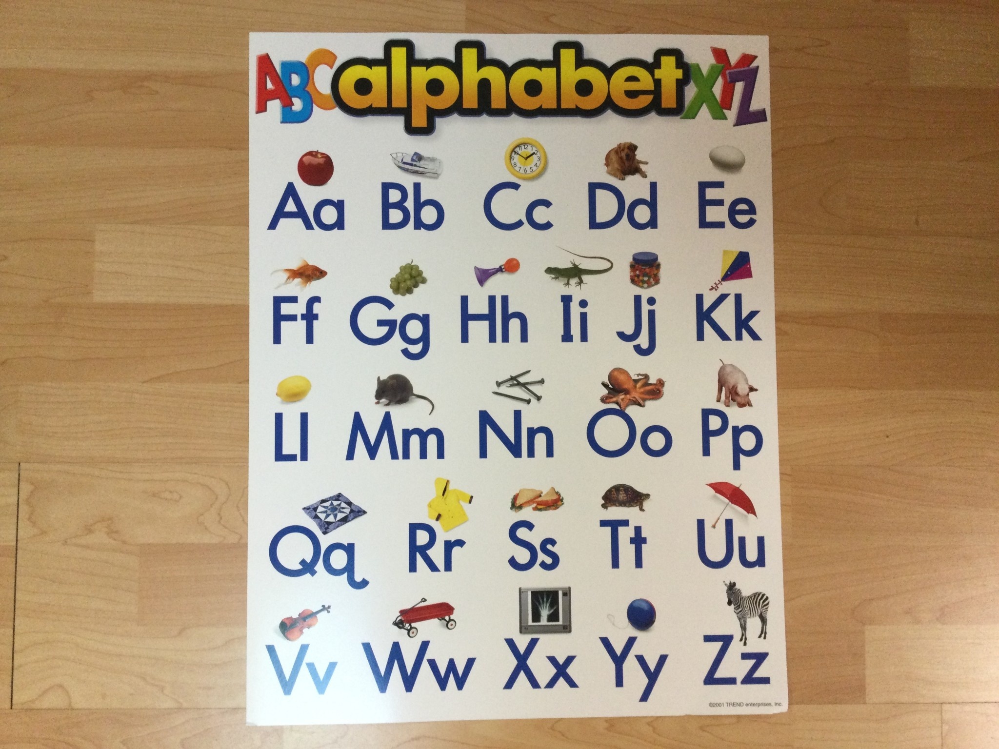 Alphabet Chart - School Spot