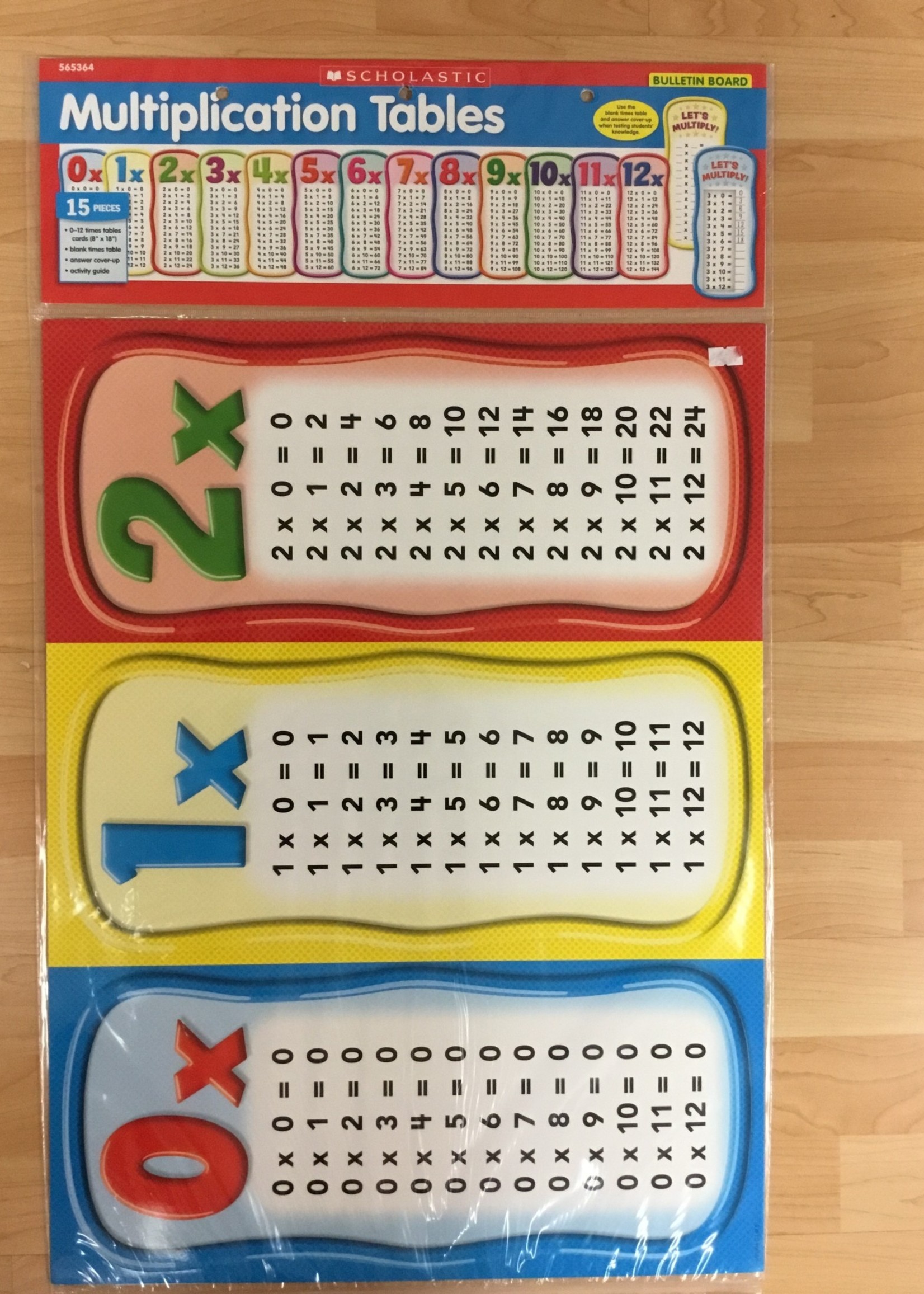 Multiplication Tables Bulletin Board - School Spot