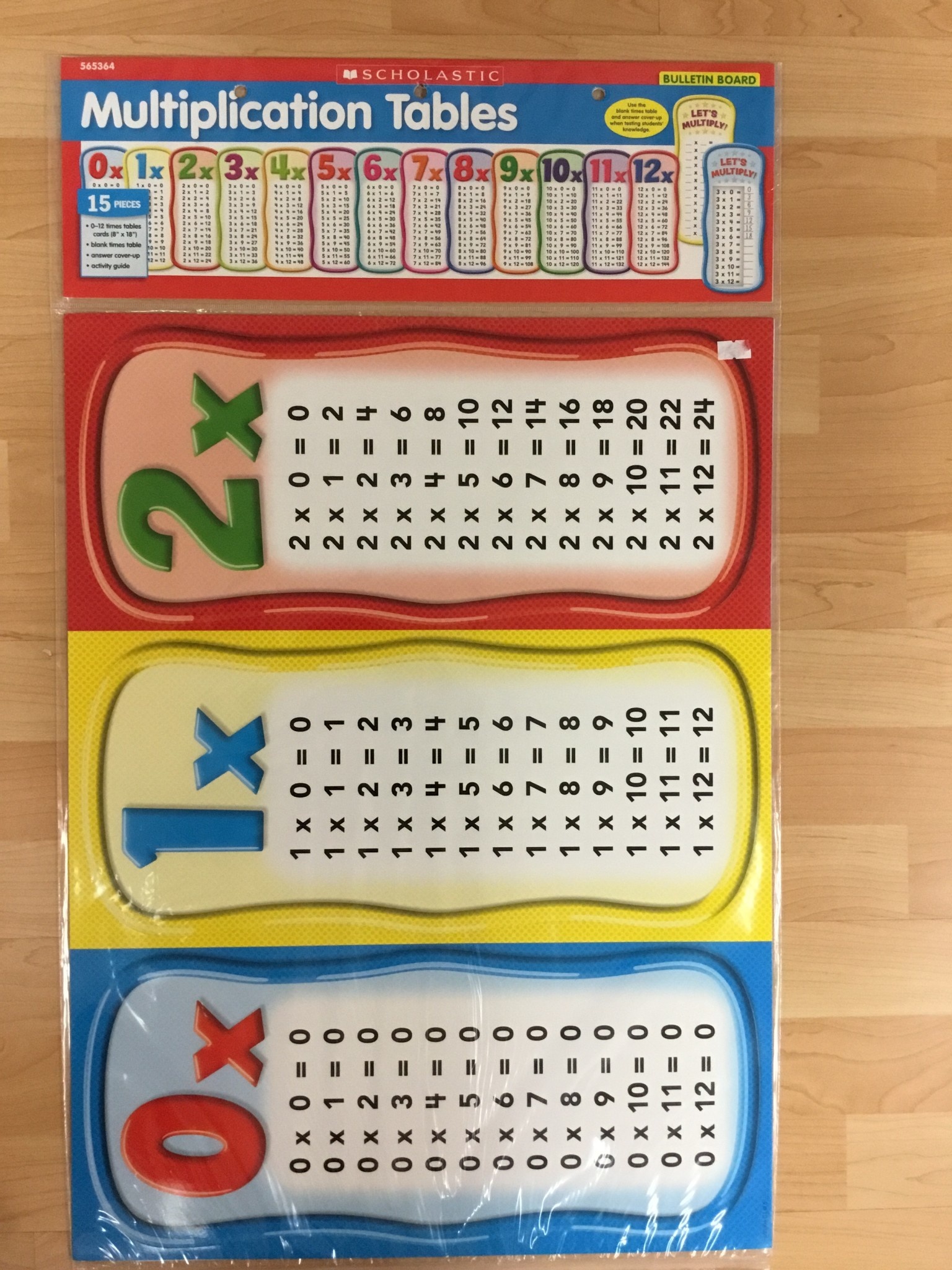 Multiplication Tables Bulletin Board - School Spot
