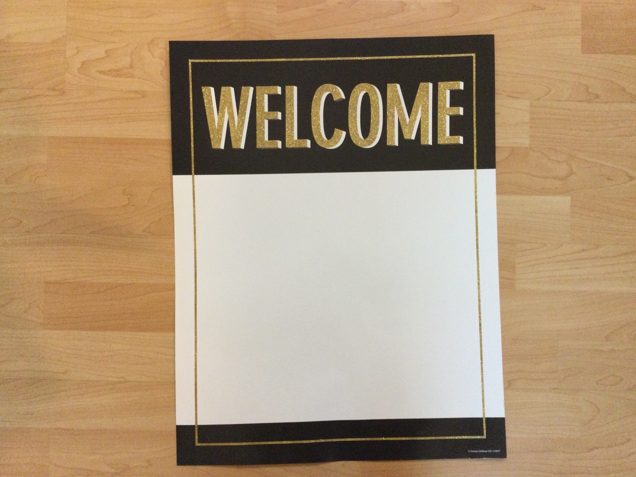 Sparkle & Shine Welcome Chart - School Spot