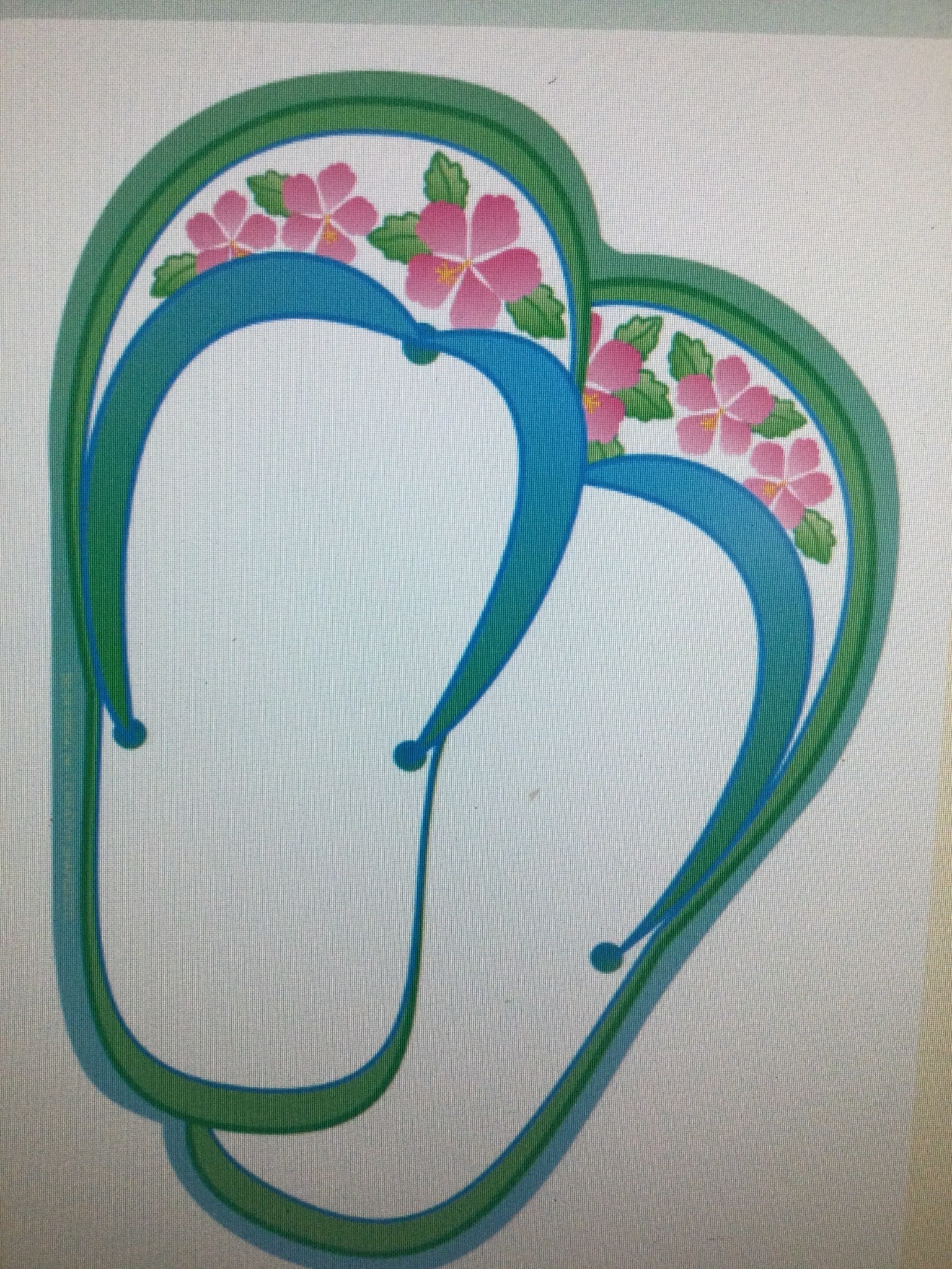 Flip Flop Notepad 50 sheets - School Spot