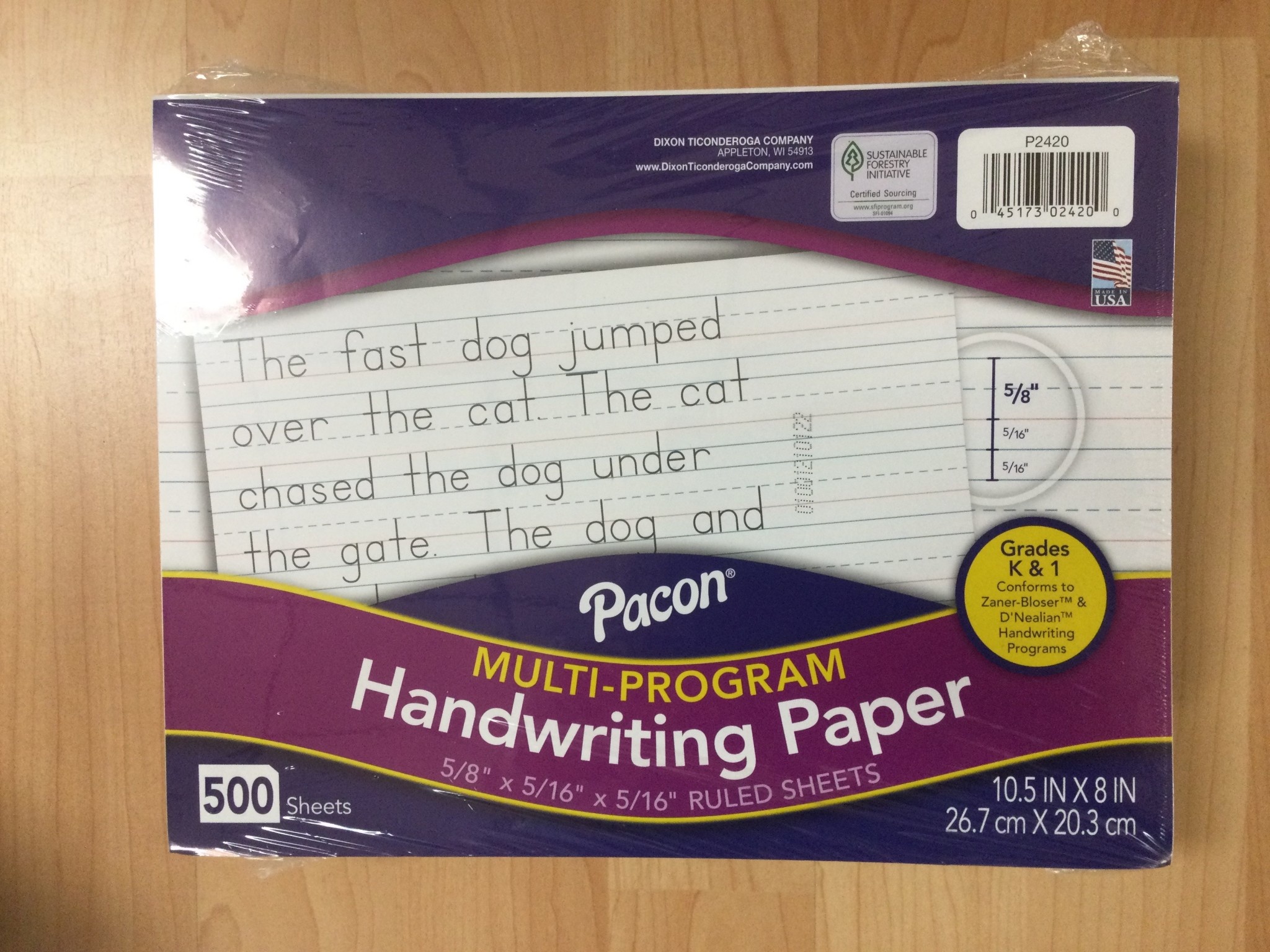 Multi-Program Writing Paper K-1 500 Sheets - School Spot