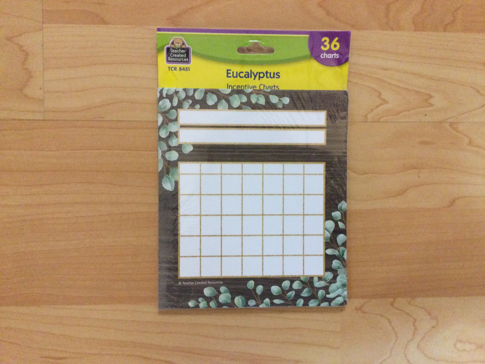 Eucalyptus Mini Incentive Chart - School Spot