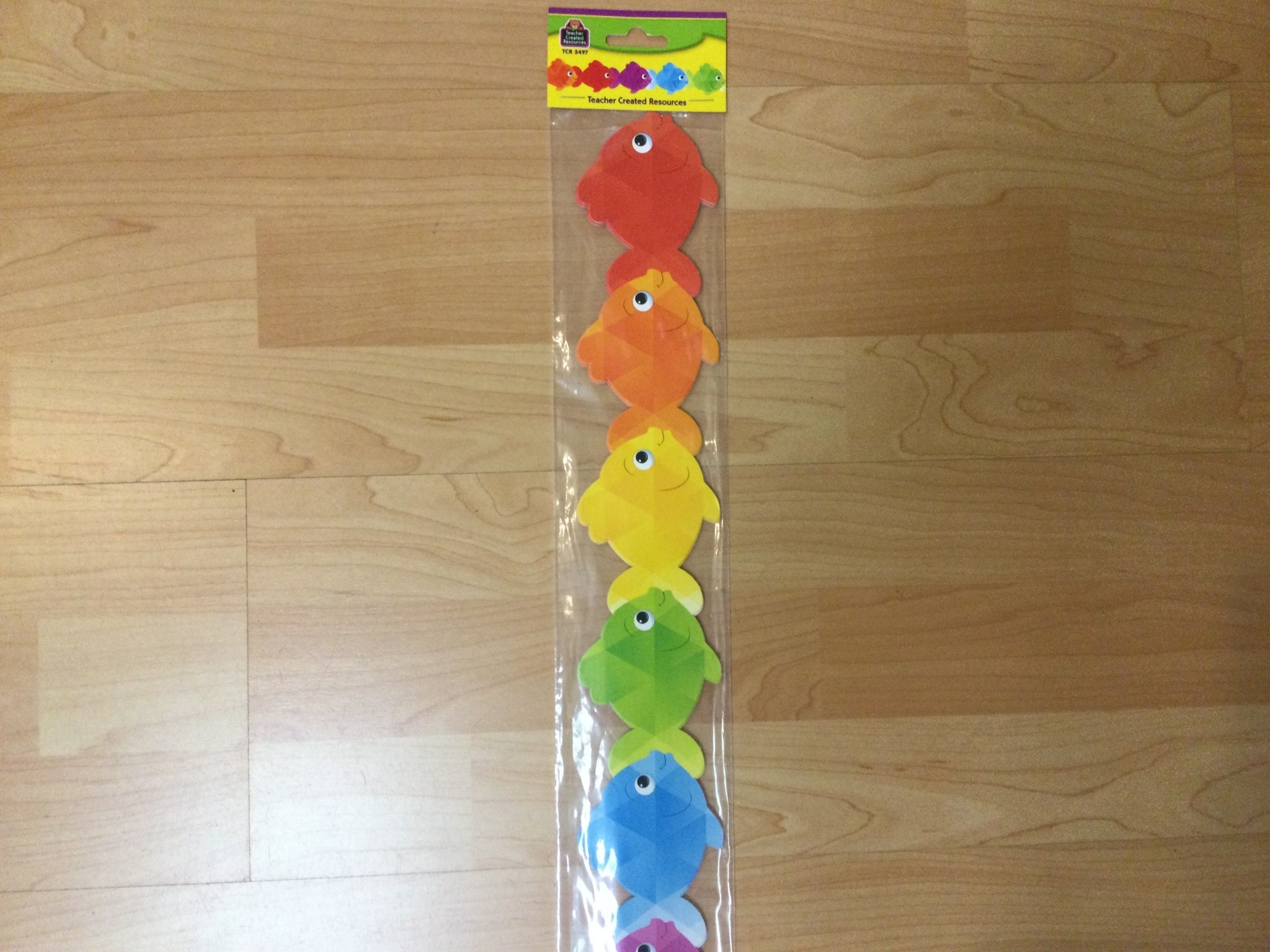 Colorful Fish Die Cut Border 35' - School Spot