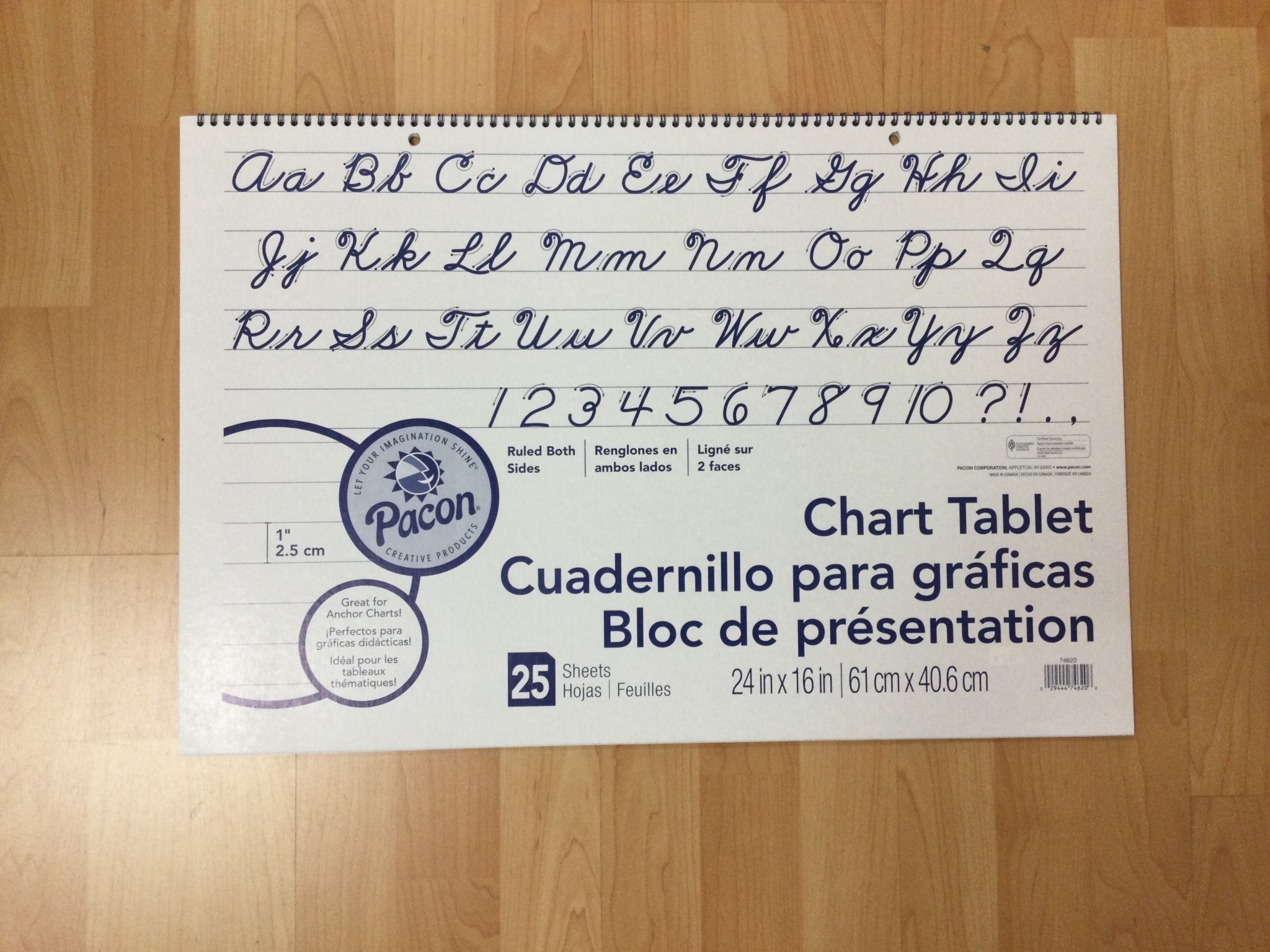 24"x16" Chart Tablet 25 Sheets - School Spot