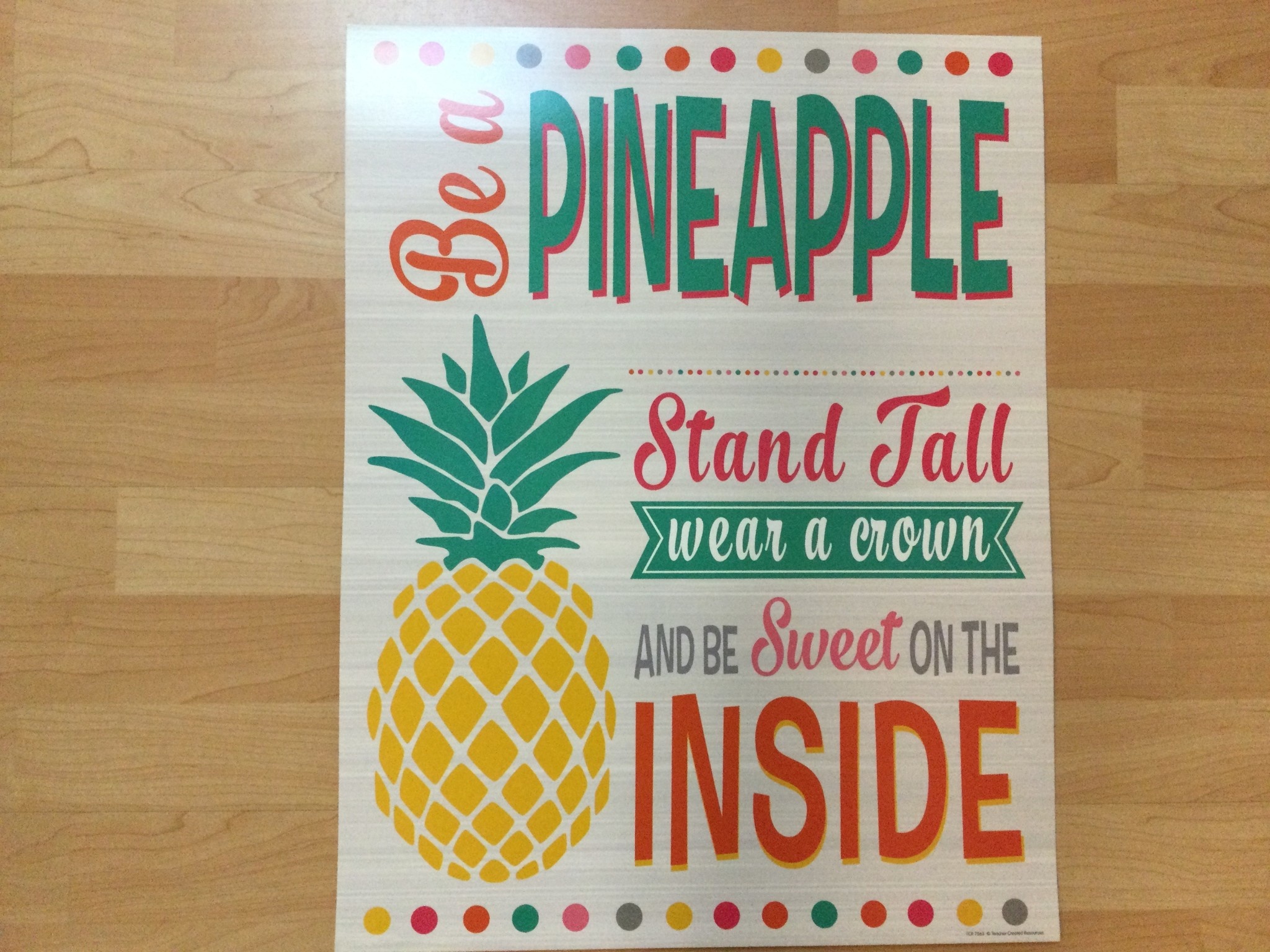Be a Pineapple Chart - School Spot