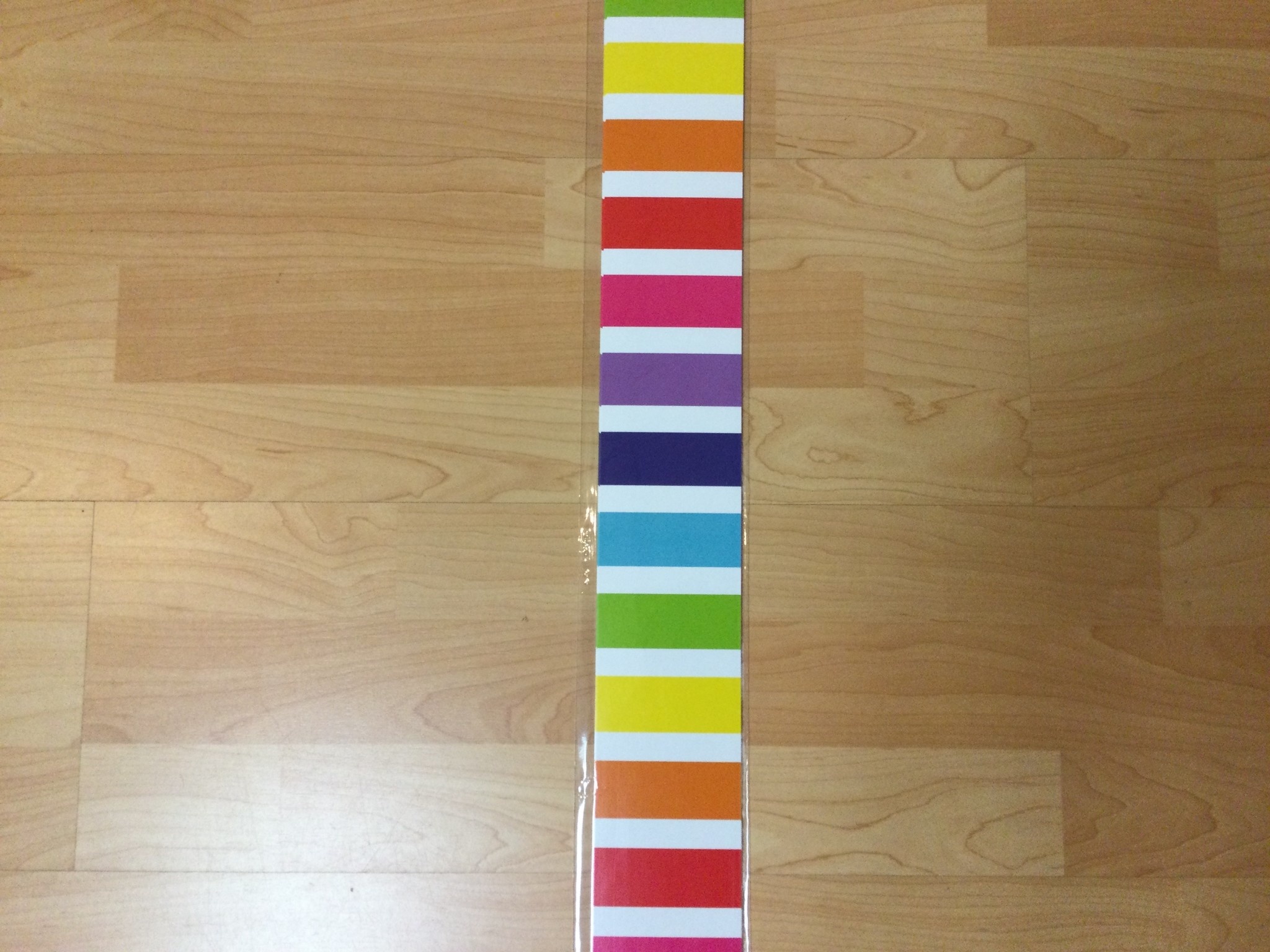 Schoolgirl Style STARS Vertical Rainbow Stripes Border - School Spot