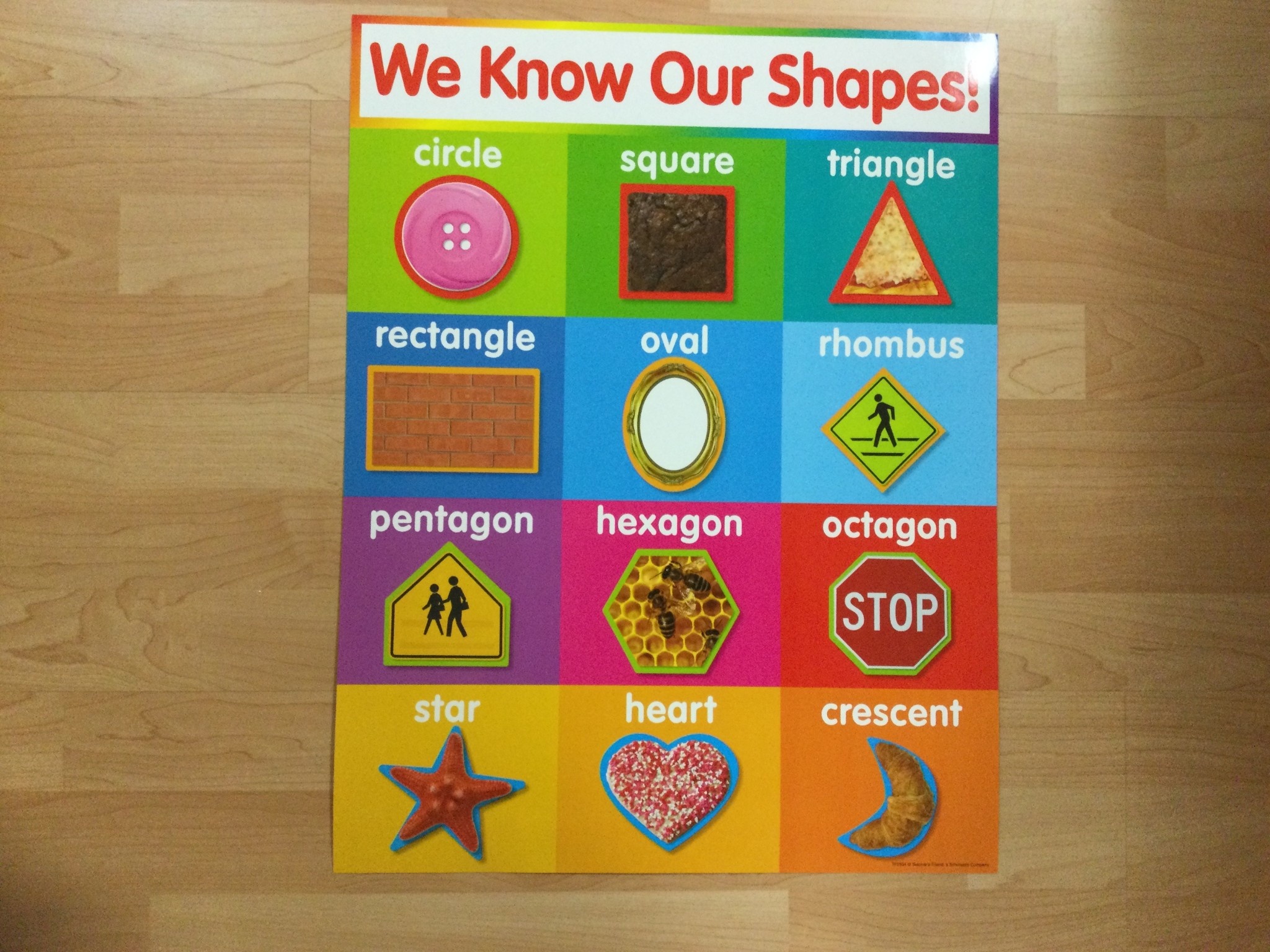 We Know Our Shapes! Chart - School Spot