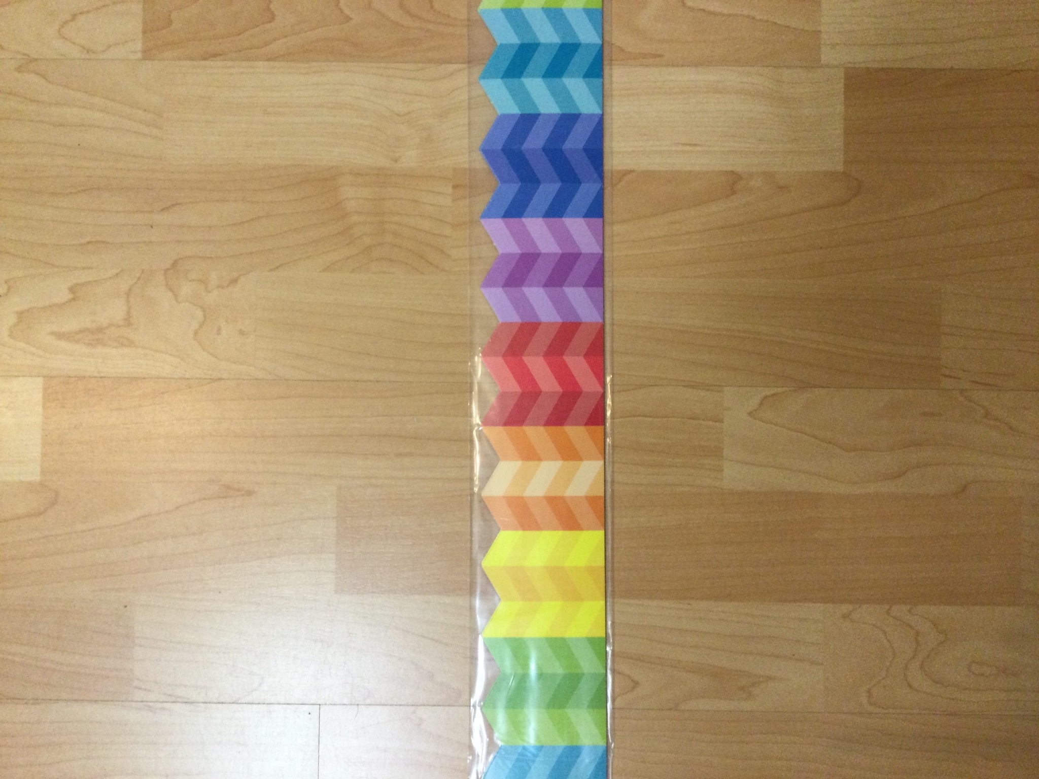 Rainbow Herringbone Border - School Spot