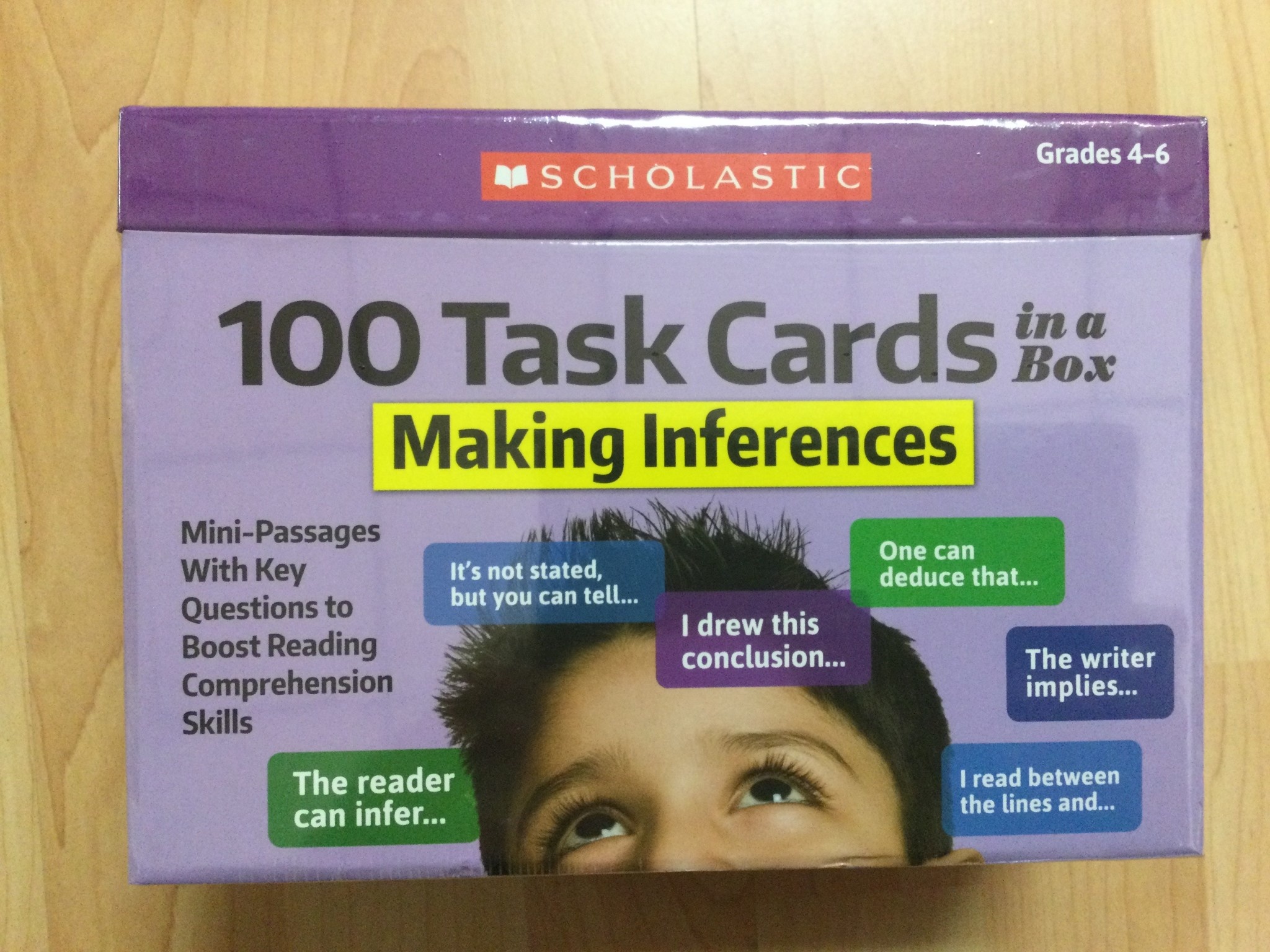 100 Task Cards in a Box: Making Inferences - School Spot
