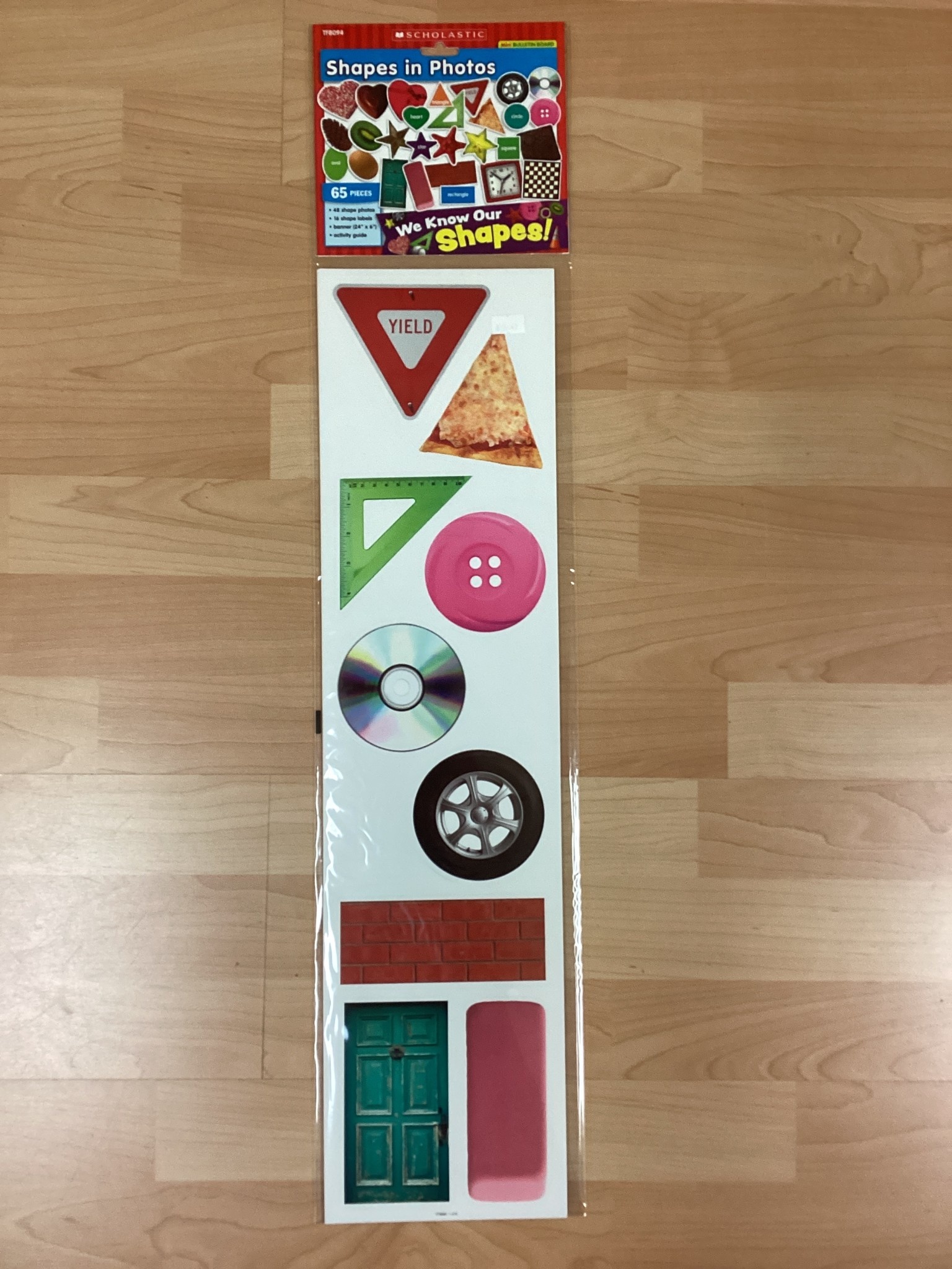 Shapes in Photos Mini Bulletin Board Set - School Spot