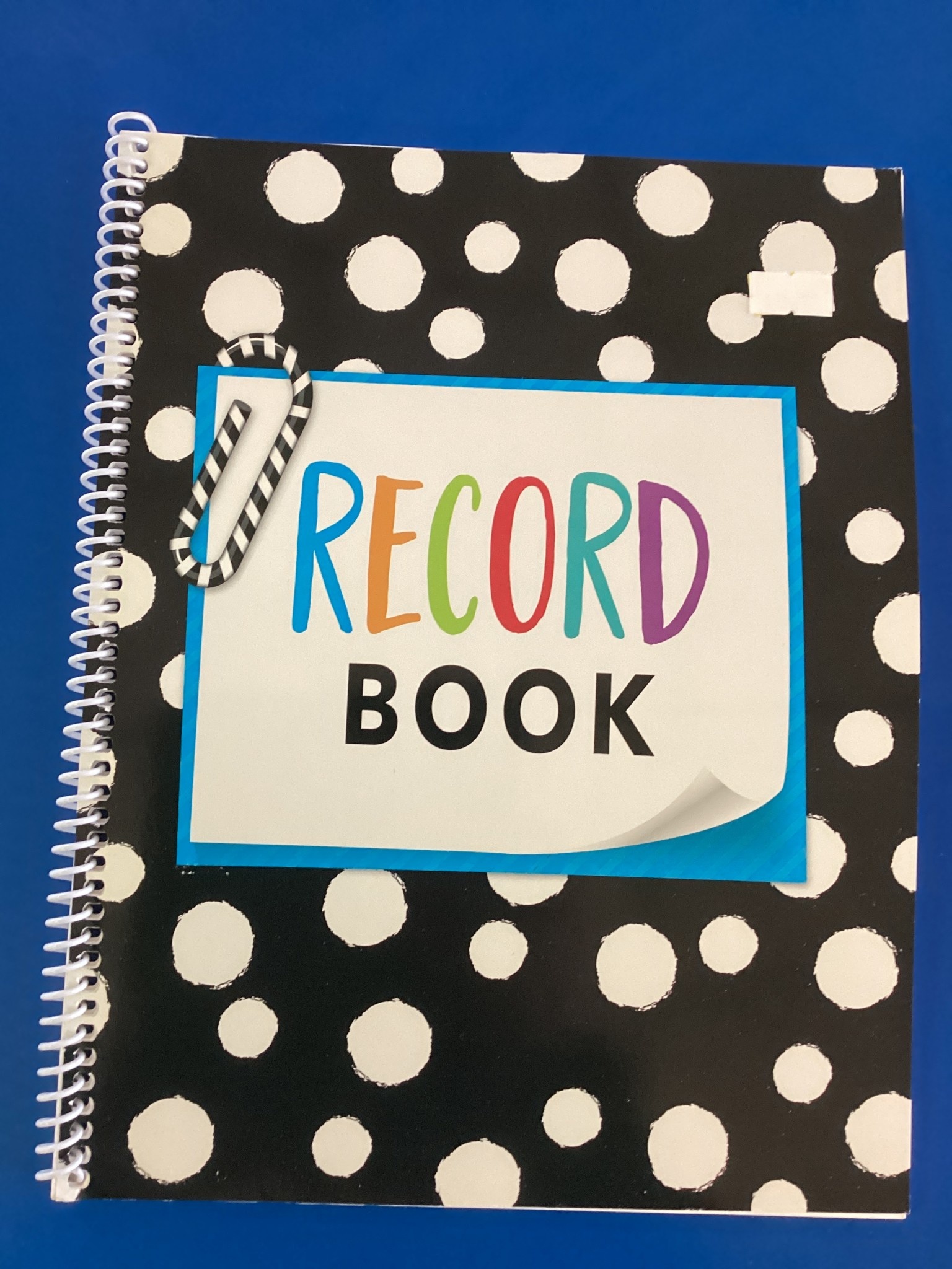 Bold & Bright Record Book - School Spot