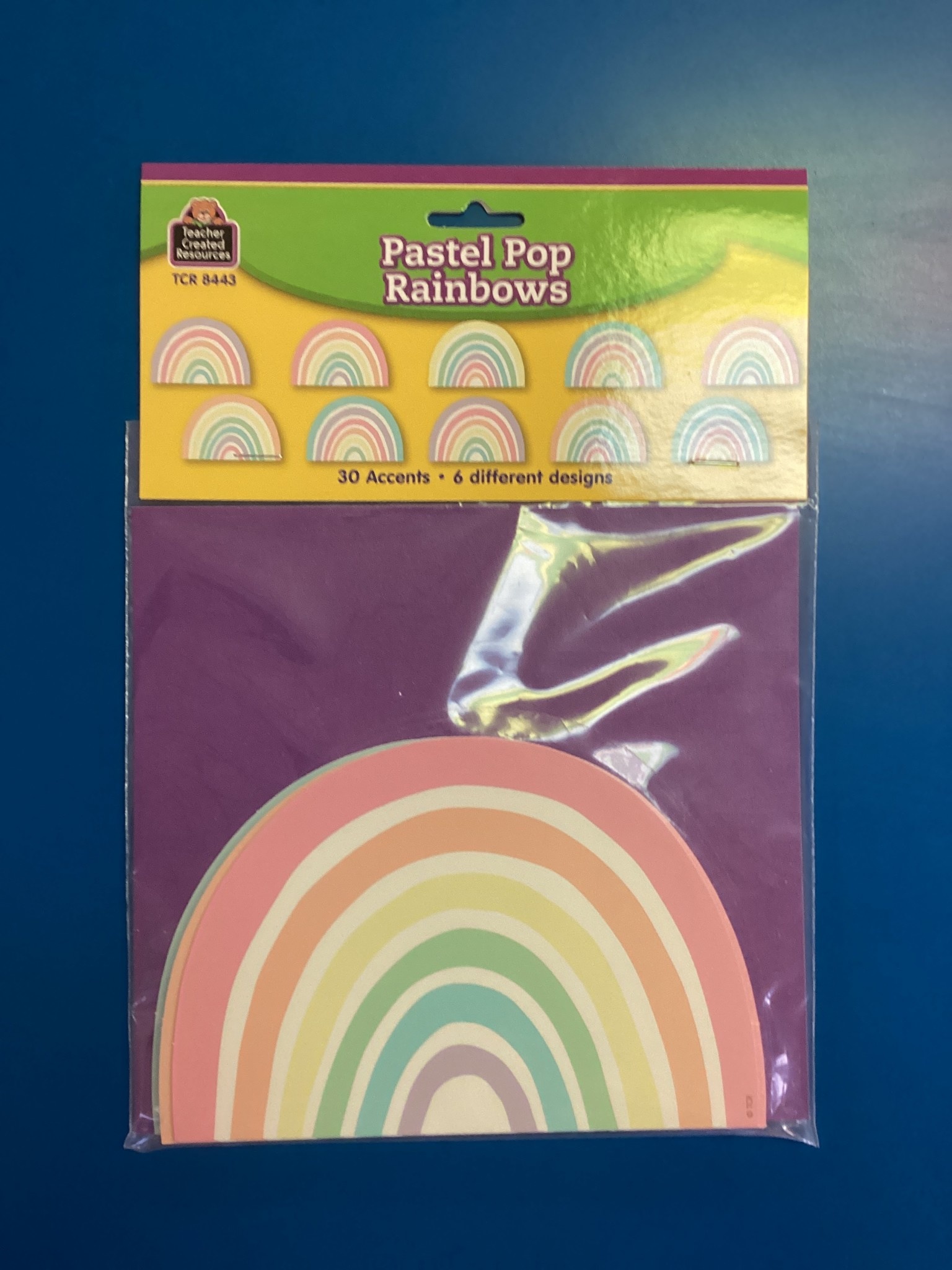 Pastel Pop Rainbow Cutouts - School Spot